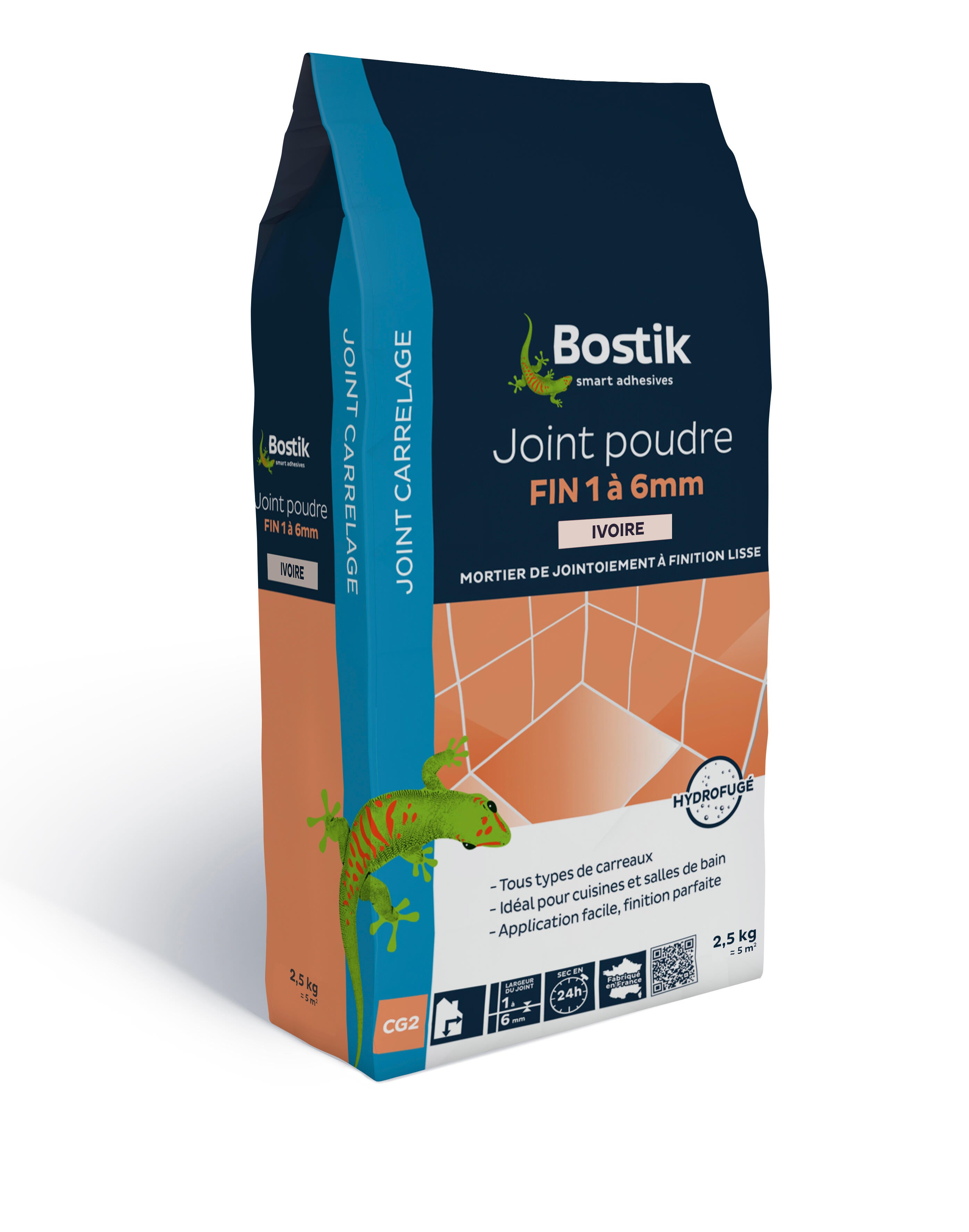 Joint fin ivoire 2,5 kg - BOSTIK | Bricoman