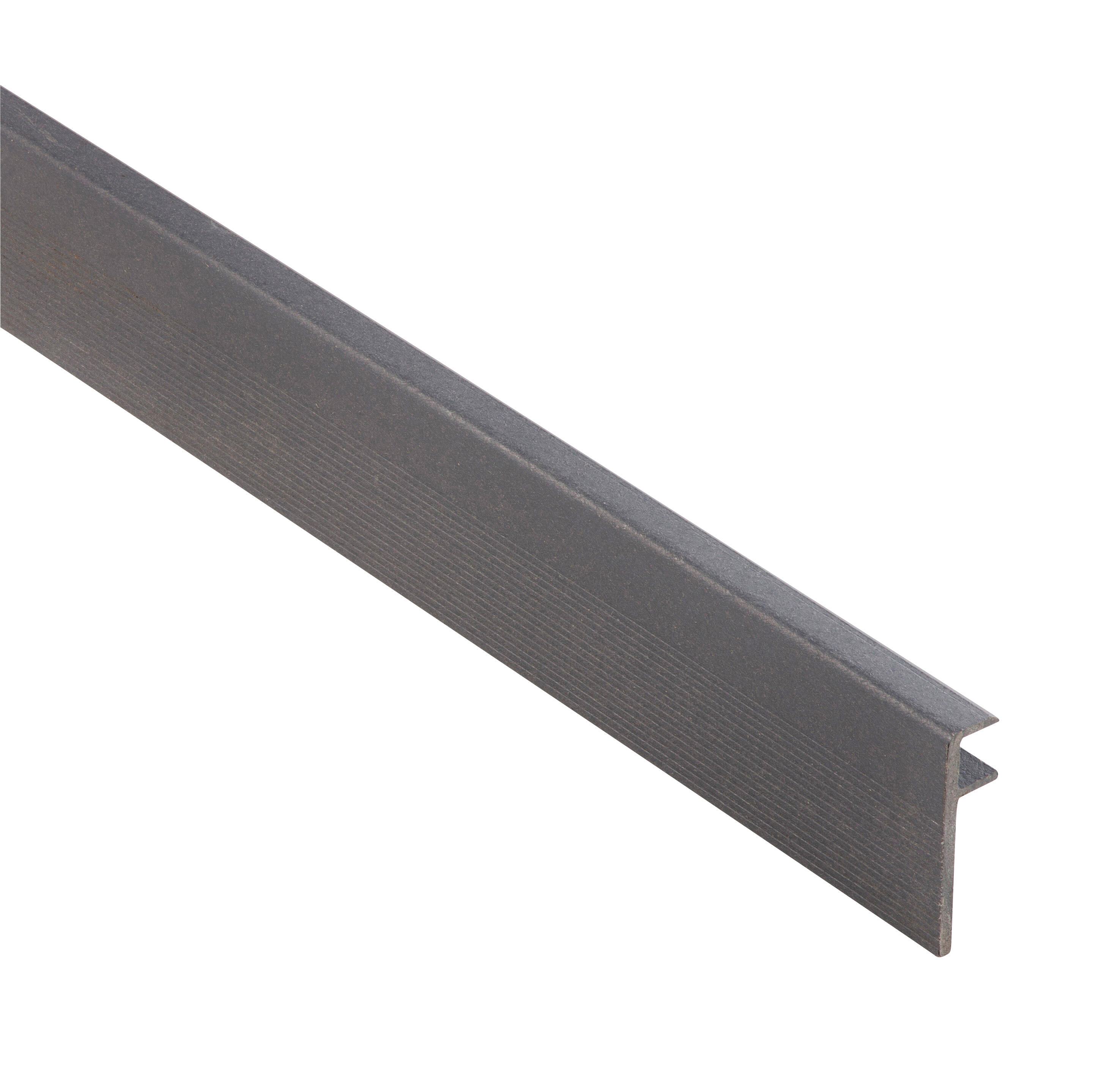 Profil de finition composite gris Ep.3,5 x l.10 x L.300 cm | Bricoman
