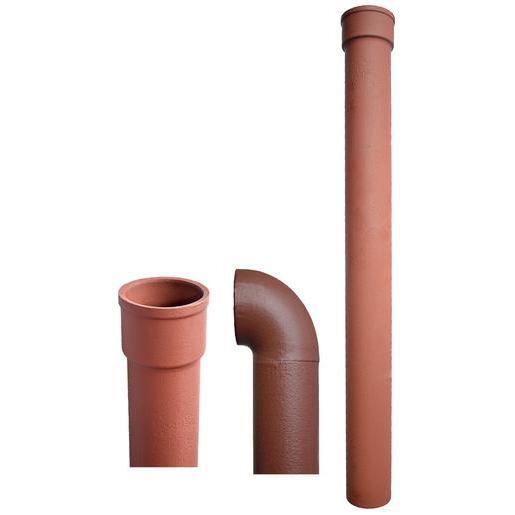 Dauphin fonte droit Diam.100 mm Long.1 m | Bricoman