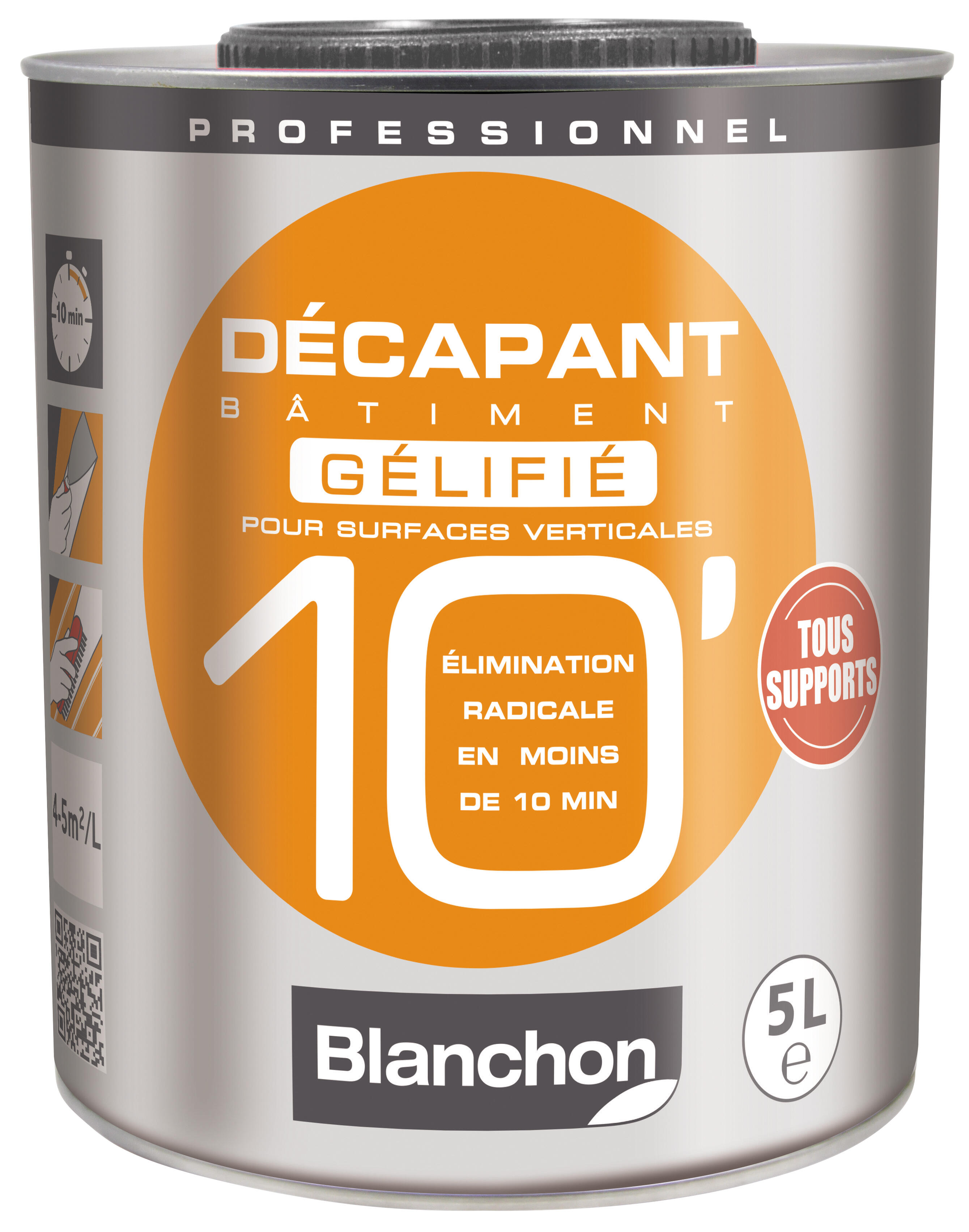 Décapant gélifié 5 L bâtiment 10' - BLANCHON | Bricoman