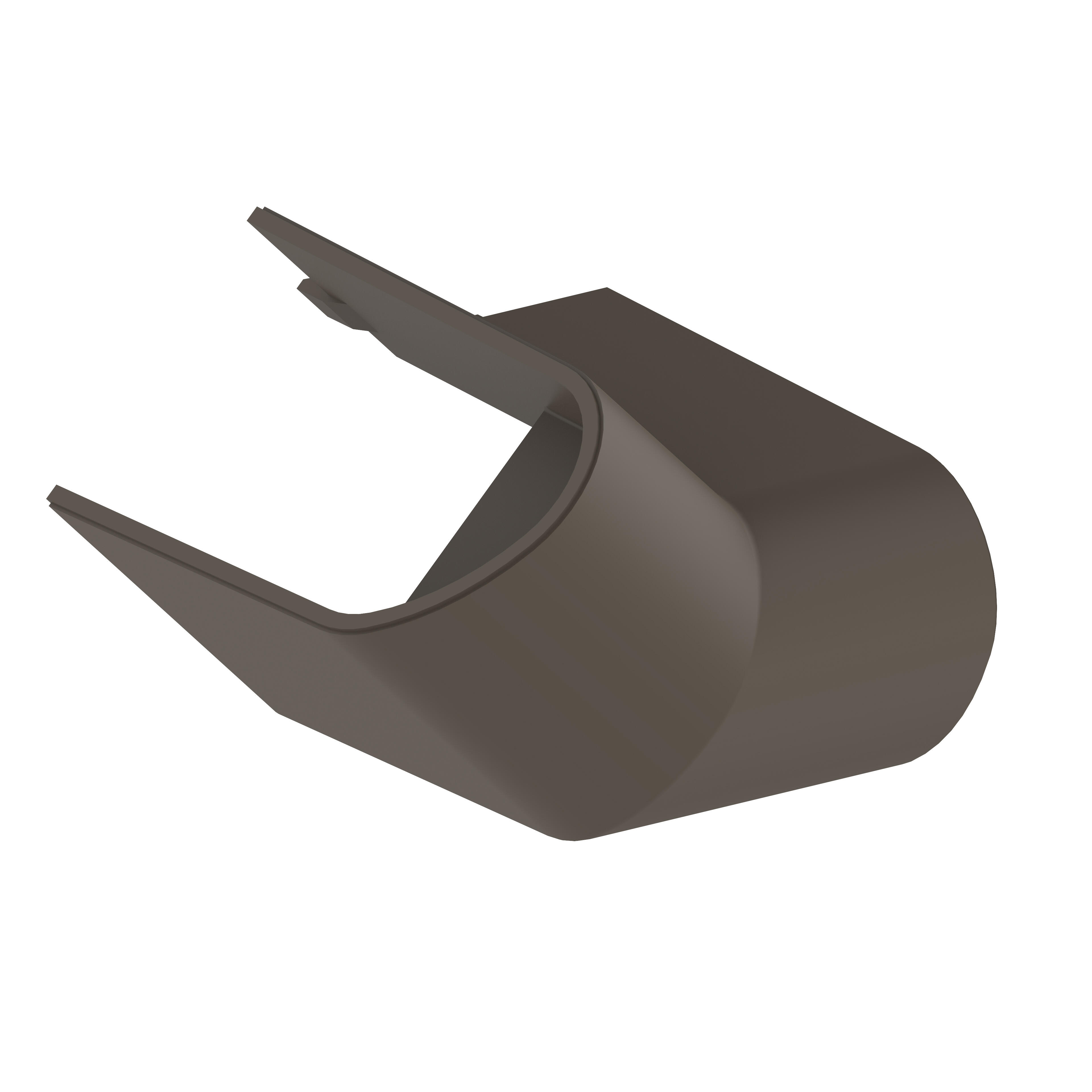 Cache pour barre d'appui coudée Onyx2 couleur taupe - AKW | Bricoman