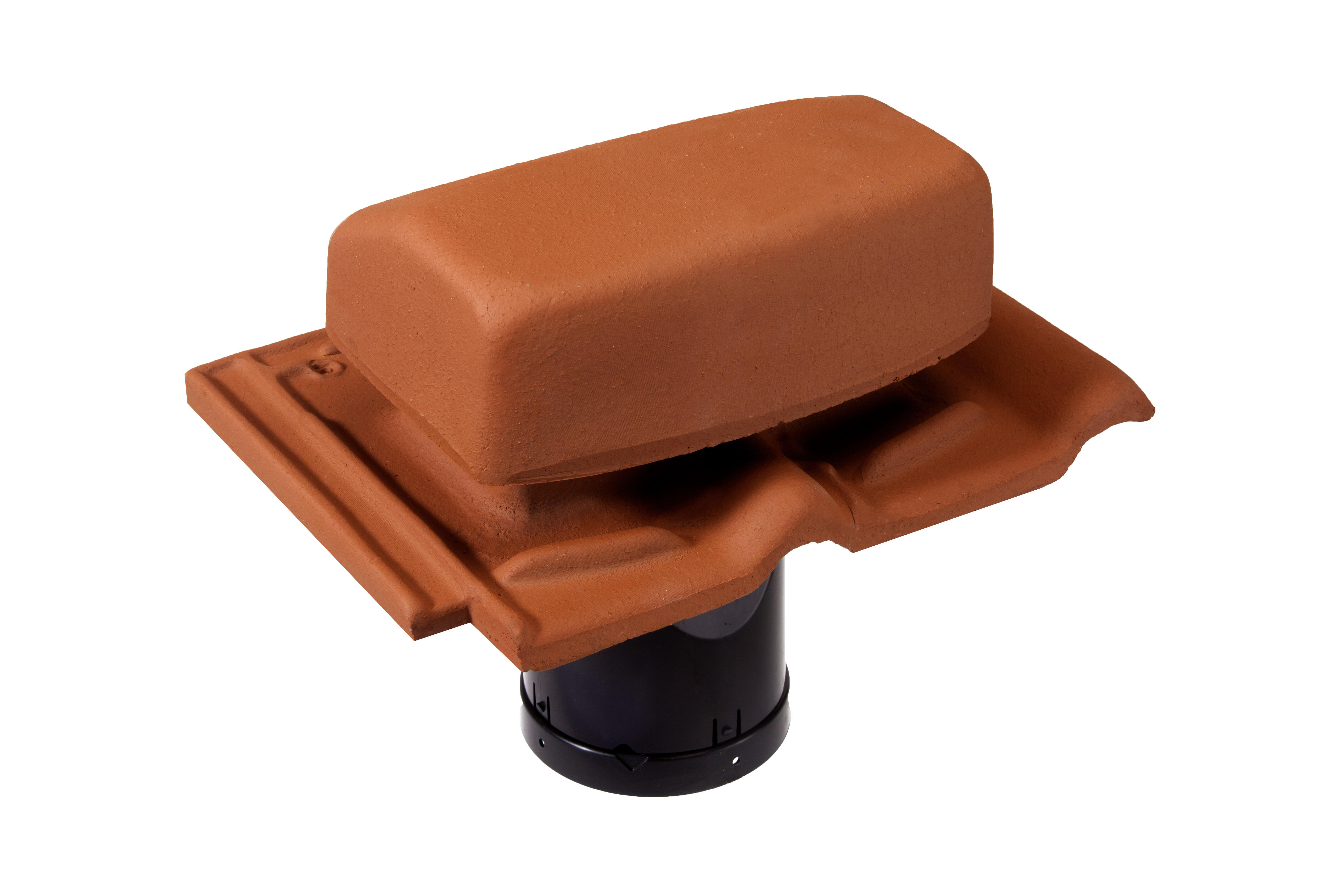 Tuile à douille complète Postel 20 rouge - MONIER | Bricoman