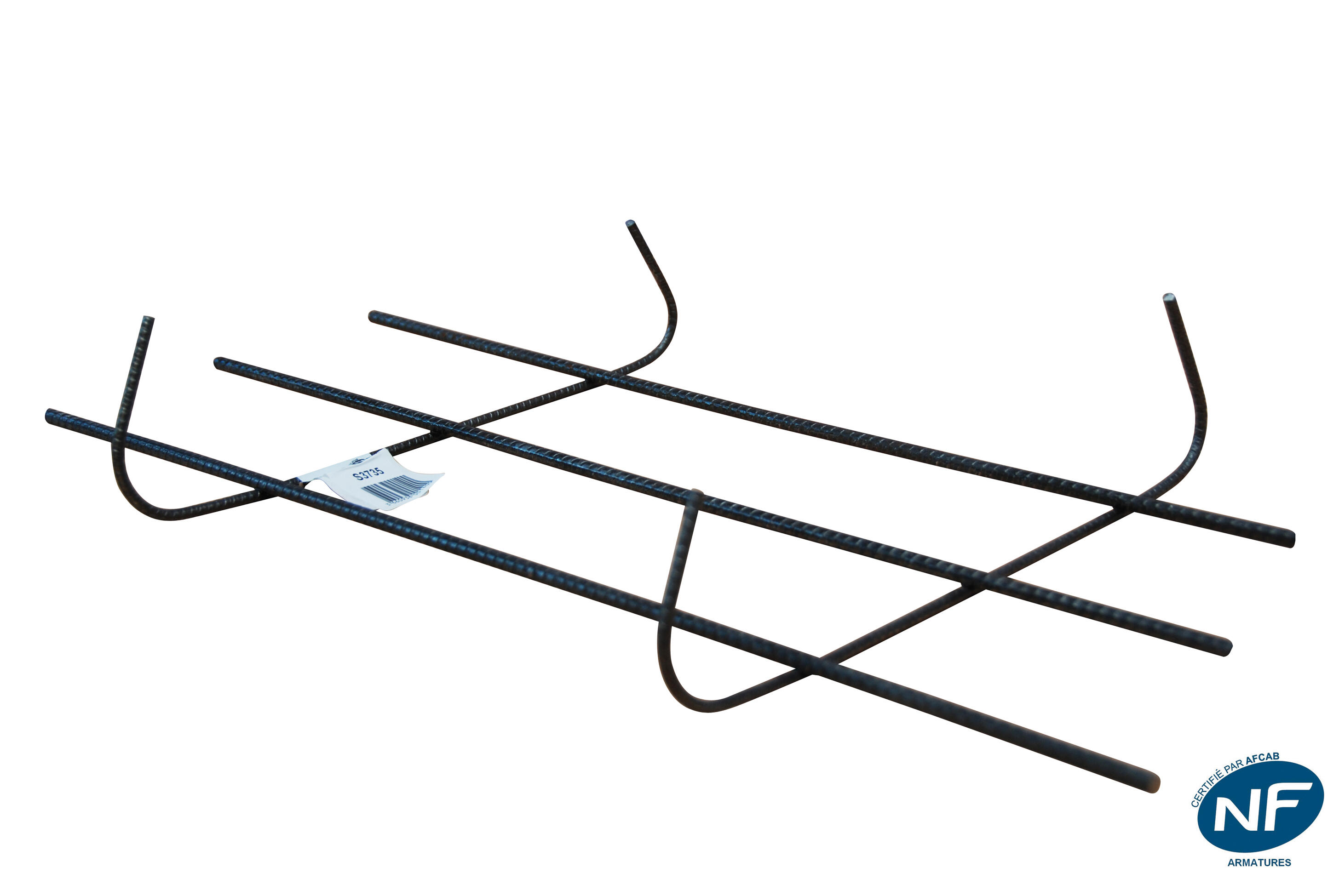 Semelle de fondation filante, 35 x 37 cm Diam.7 mm Long.3 m | Bricoman