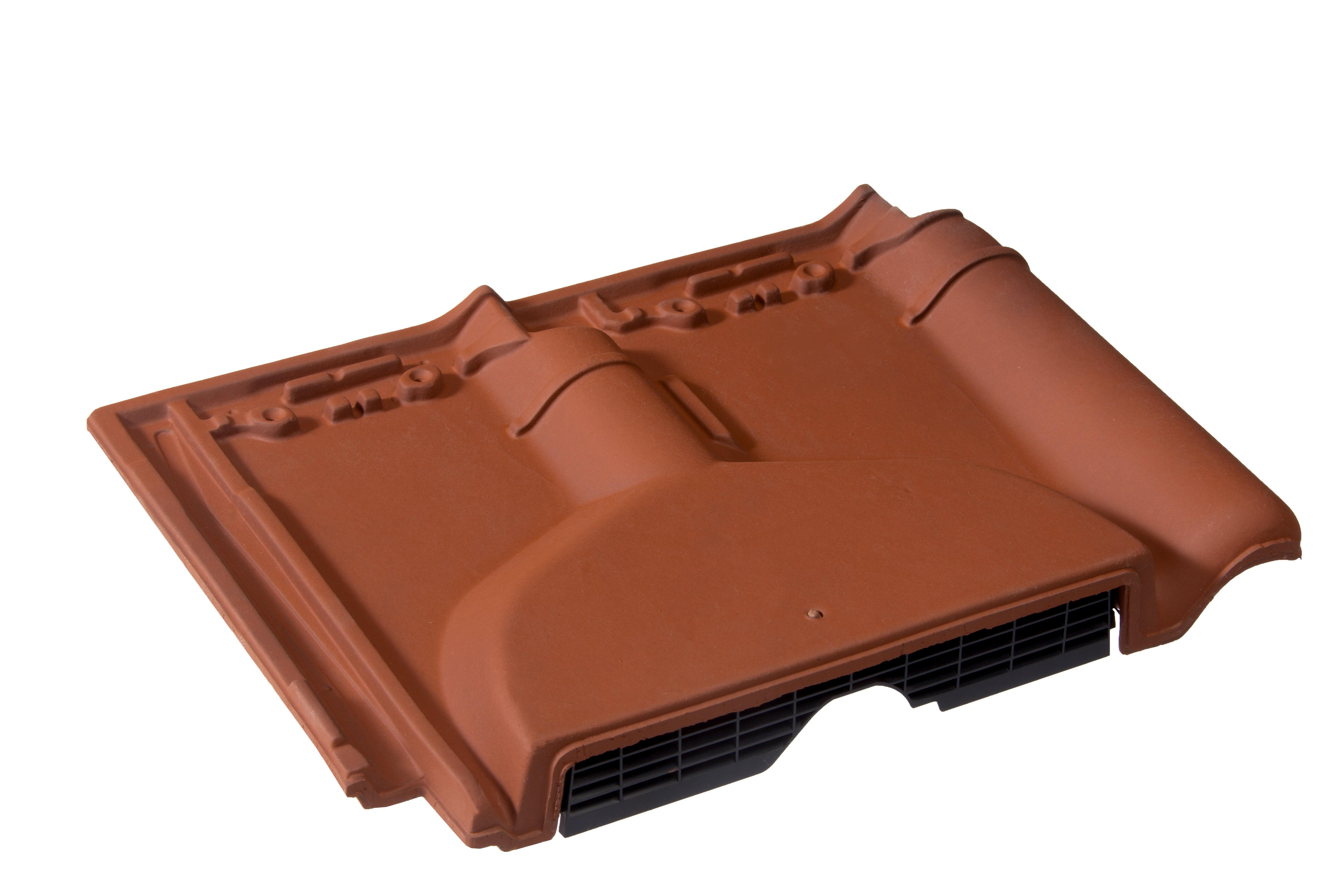 Tuile chatière Postel 20 rouge vielli - MONIER | Bricoman