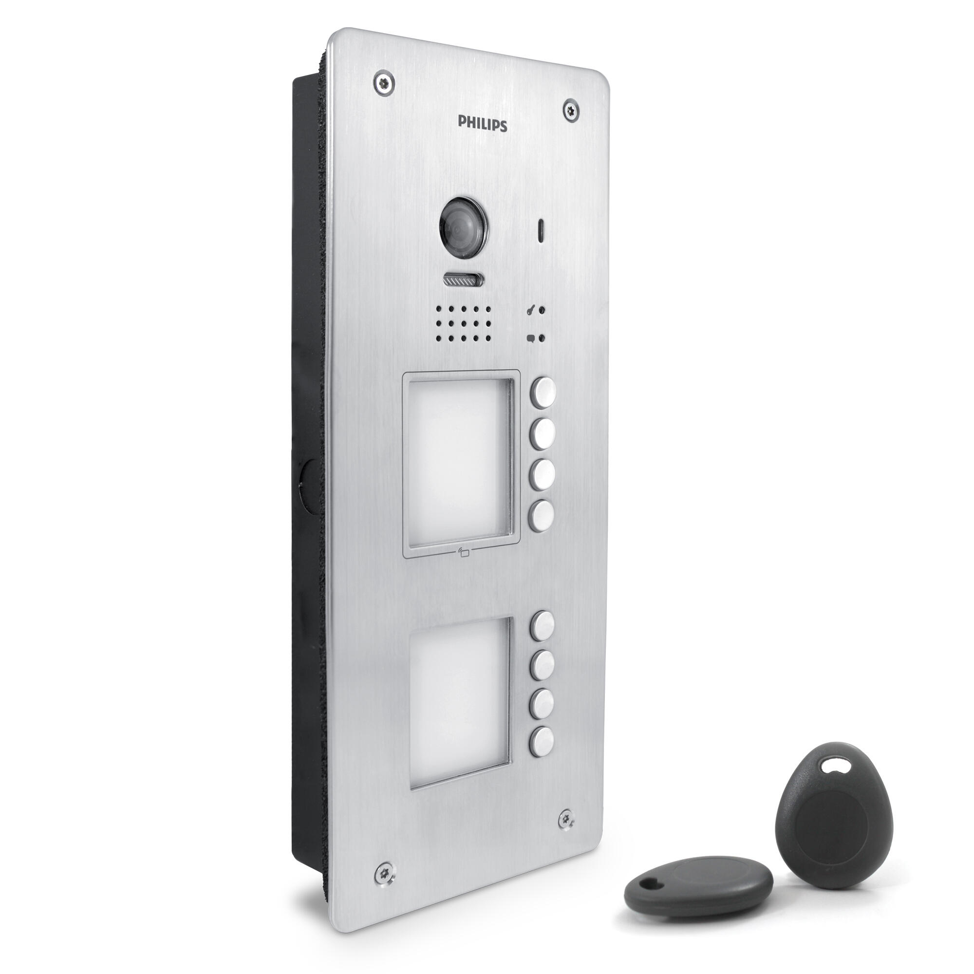 Platine de rue 8 boutons pour habitat collectif gamme WelcomeHive Pro ...