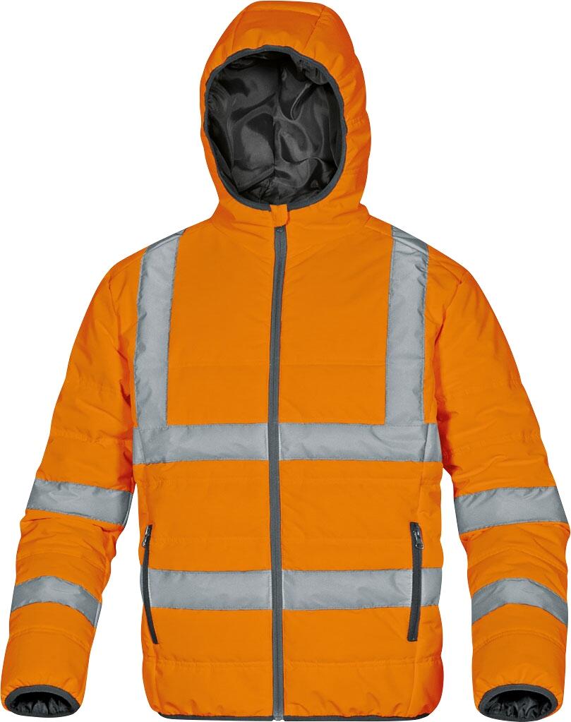 Doudoune de travail haute visibilité orange T.XL DOON - DELTA PLUS ...