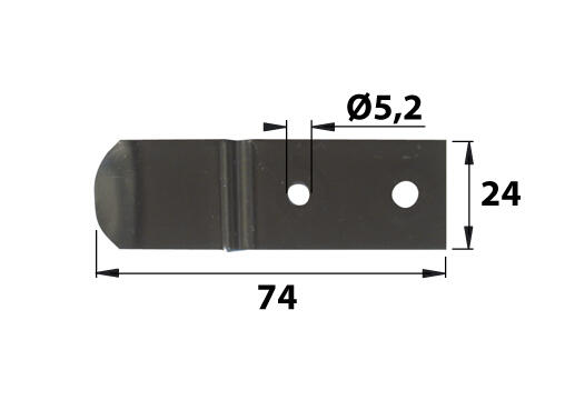 Crochets de rappel pour volet bois X2 | Bricoman