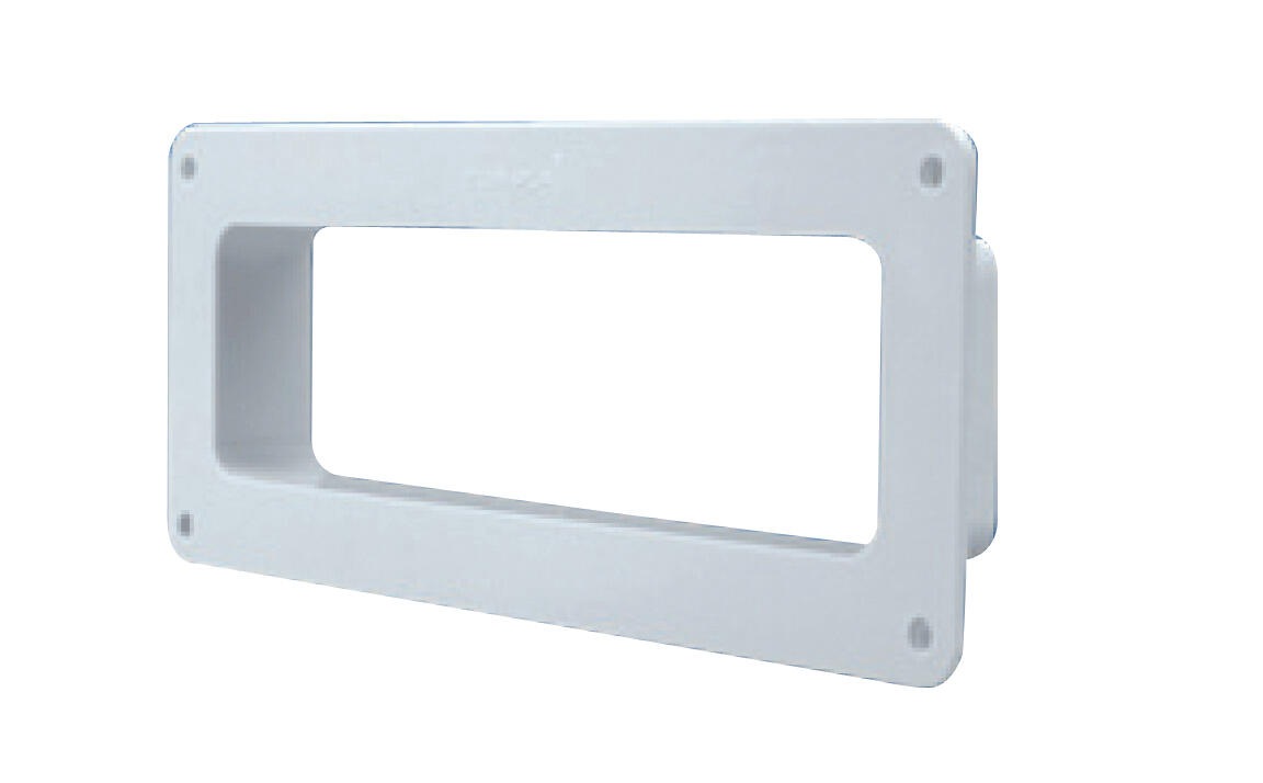 Bride murale rectangulaire PVC rigide 55 x 220 mm - S&P | Bricoman