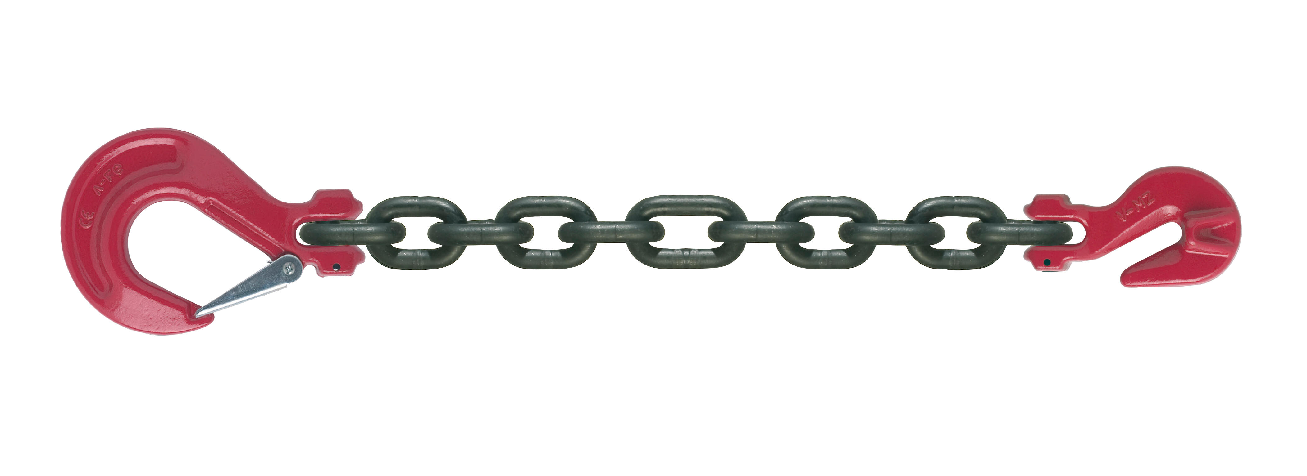 Chaîne à crochet et à linguets charge de travail 10 000 kg Diam.13 mm L ...