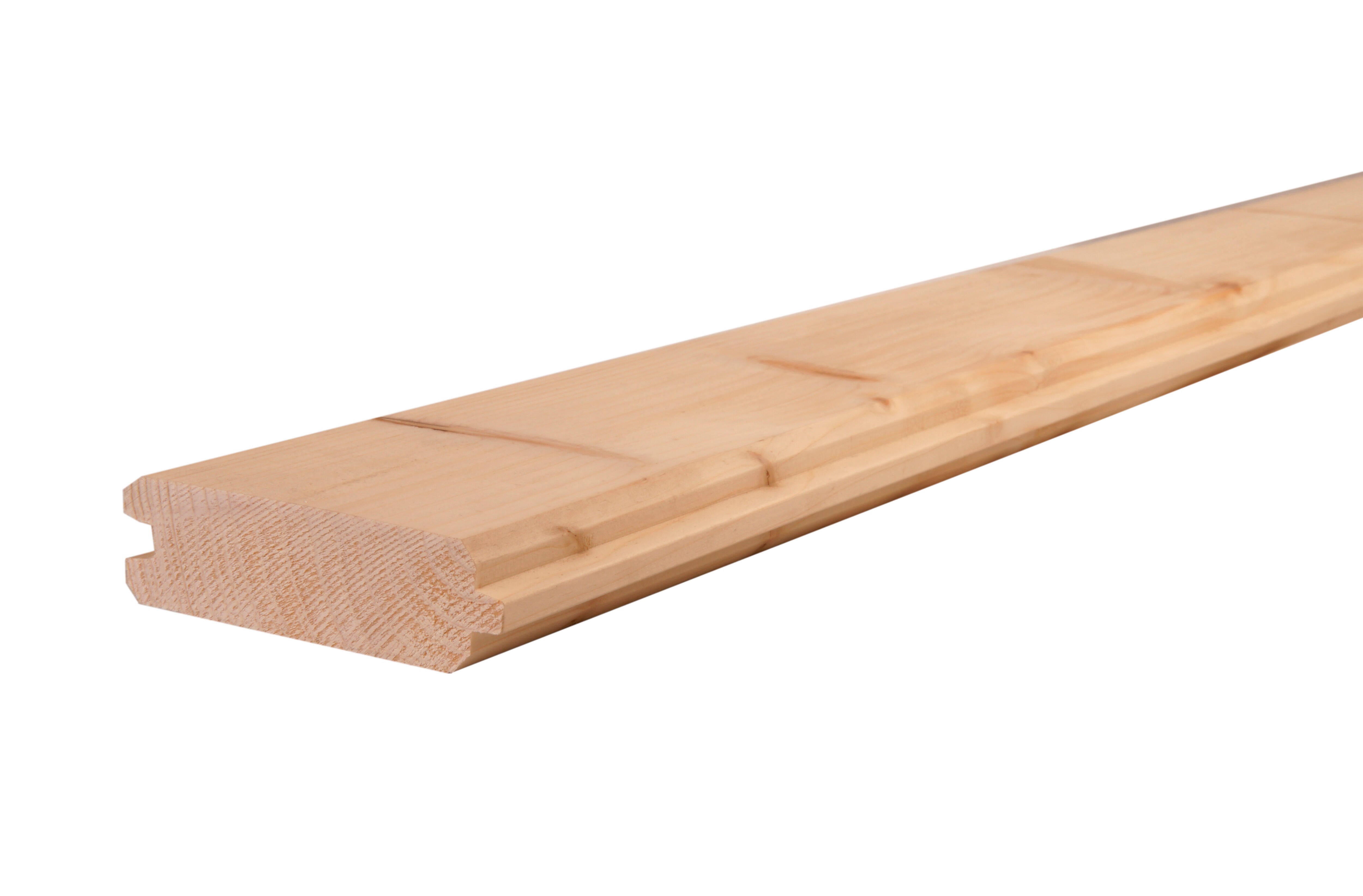 Lot de 3 lames à volet en sapin du nord 28 x 90 mm Long.2,4 m ...