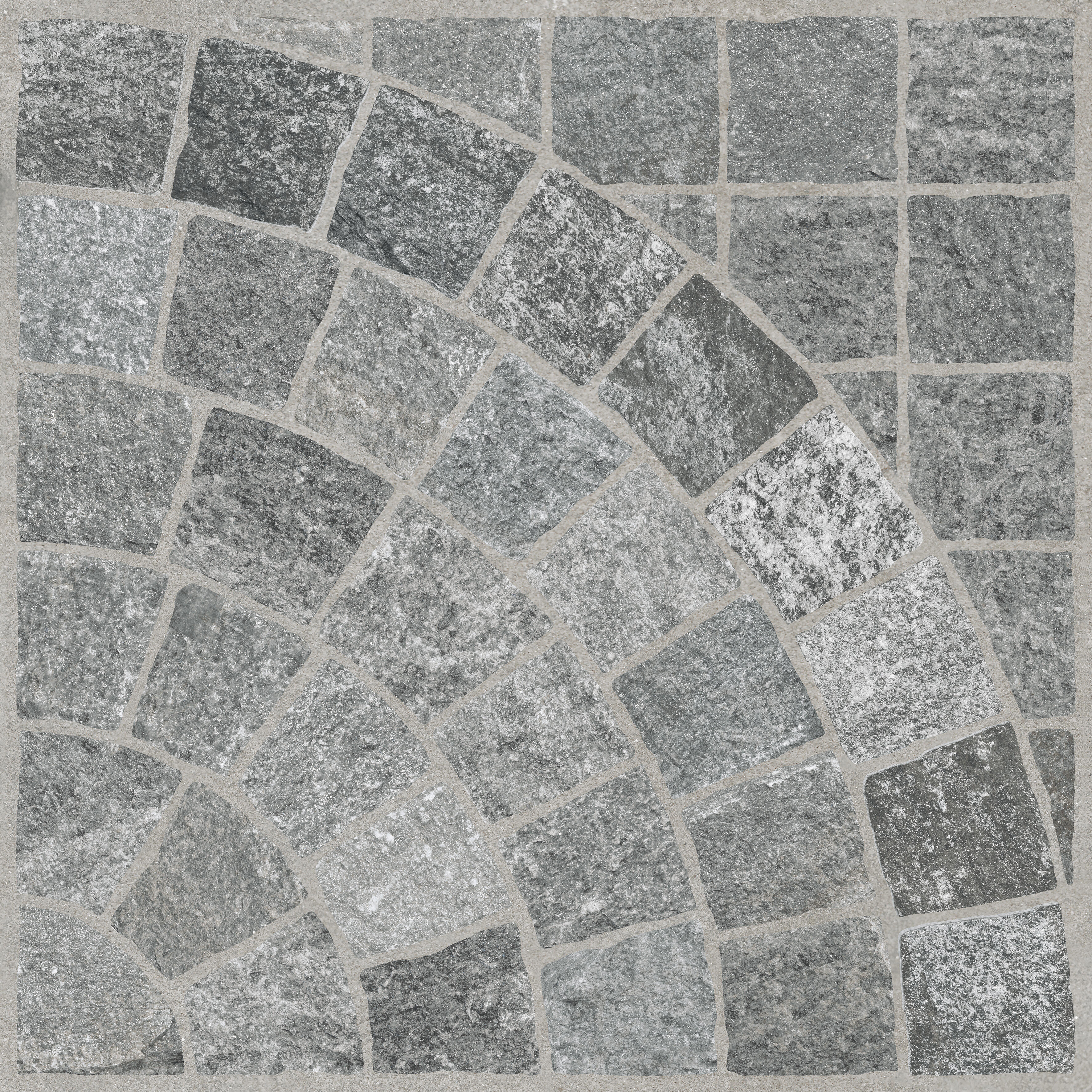 Dalle carrelage extérieur effet pierre l.60,5 x L.60,5 cm - Pavé Paris ...