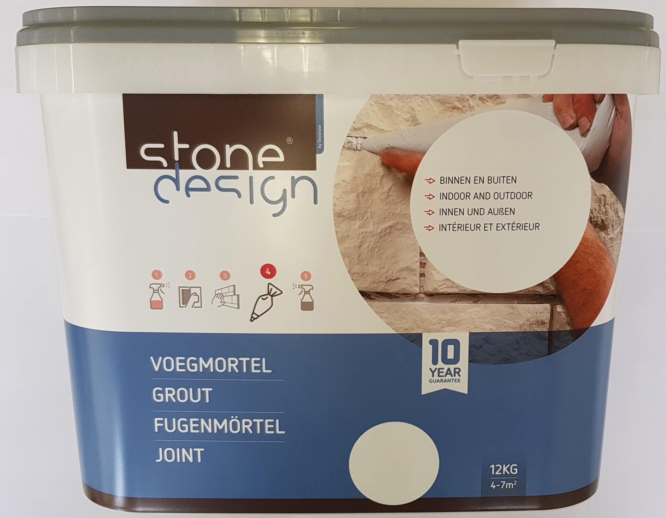 Joint parement ton pierre 12 Kg Stone design | Bricoman