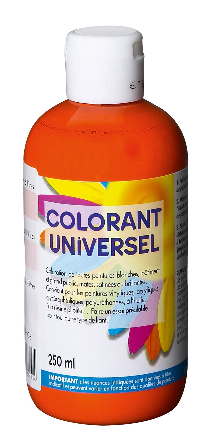 Colorant universel vermillon 250ml | Bricoman