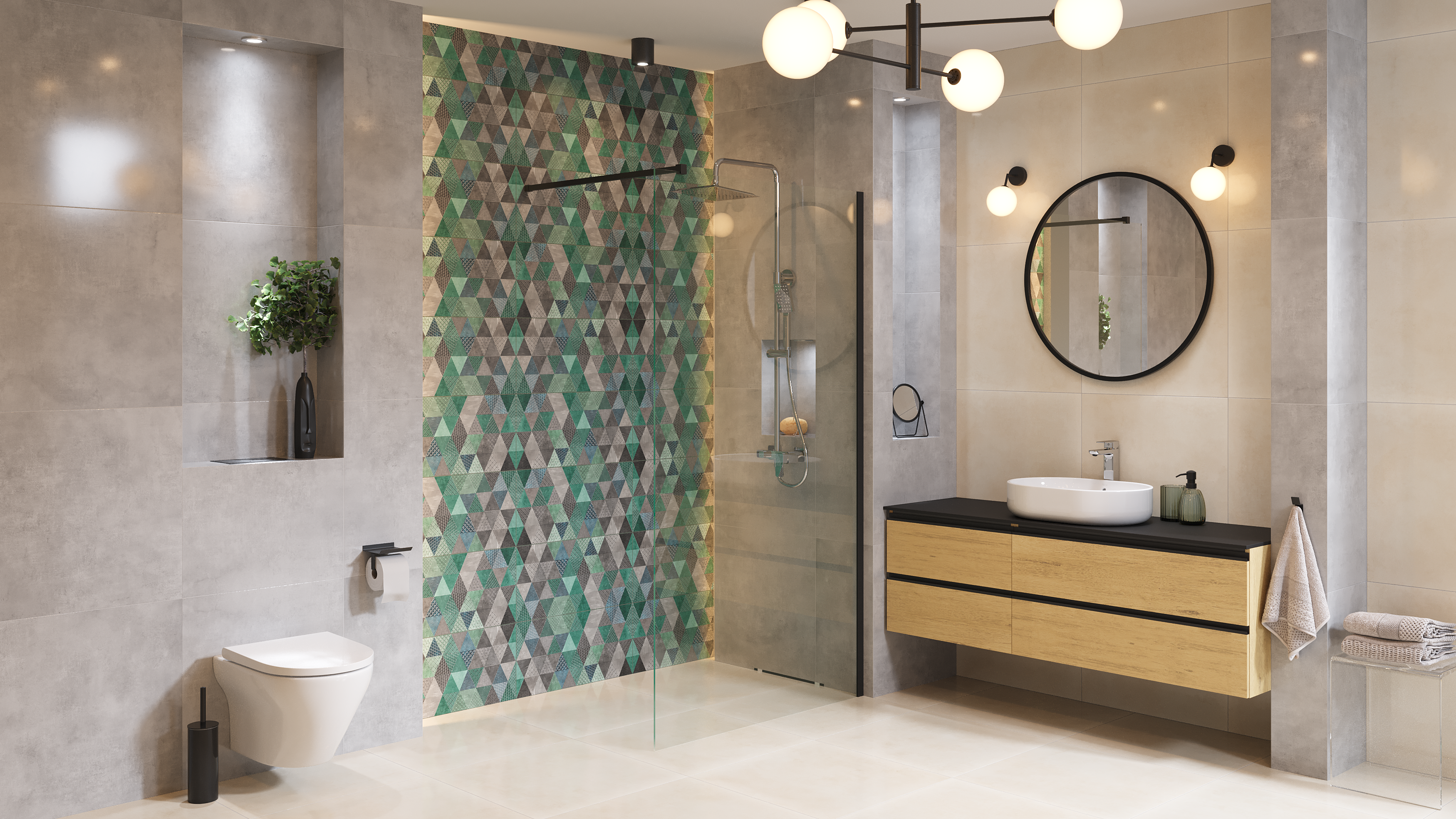 Gres szkliwiony Medan Beige 59.7x59.7 Artens - Leroy Merlin