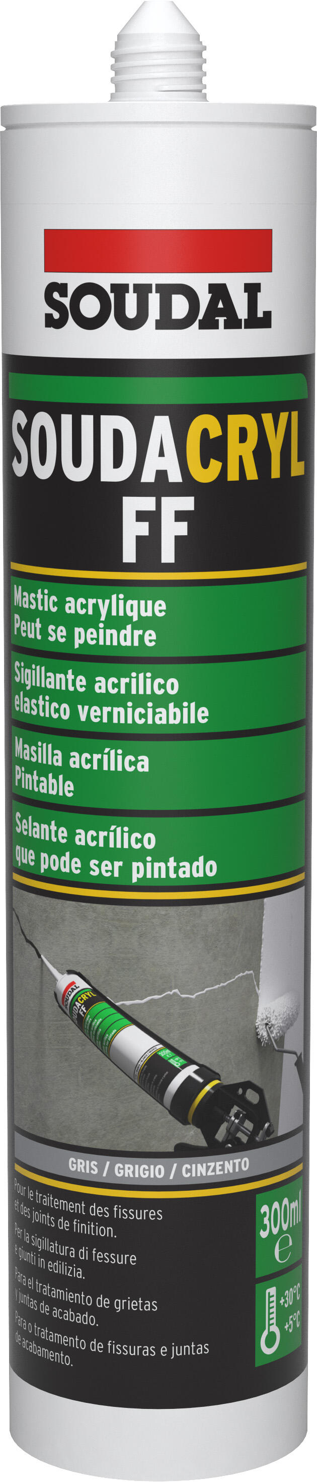 Mastic acrylique gris: au meilleur prix | Bricoman