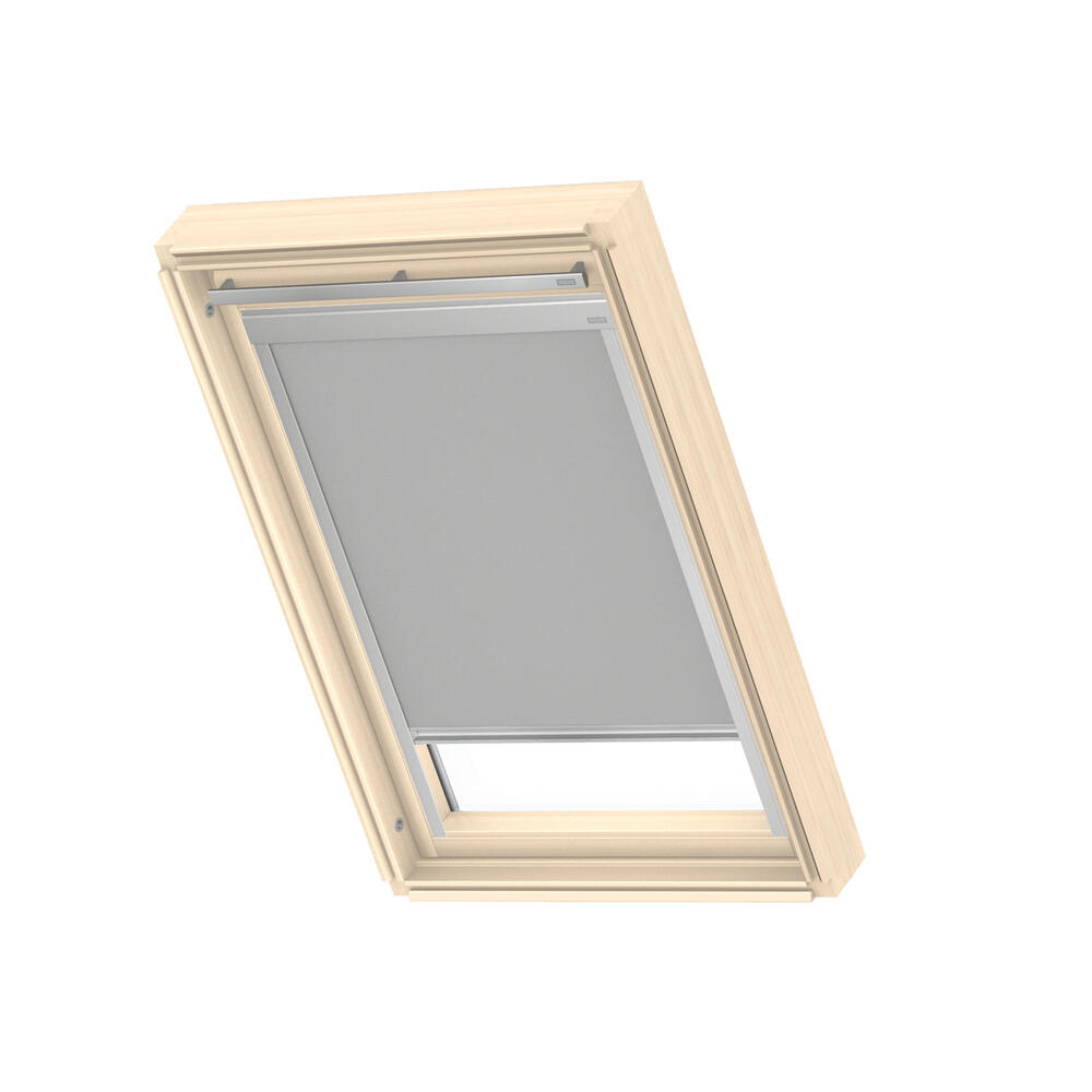 Store fenêtre de toit VELUX occultant gris DBL, cadre gris | Leroy Merlin