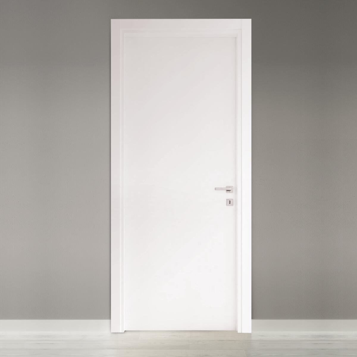 Porta interna a battente Light in MDF colore bianco, L 70 x H 210 cm ...
