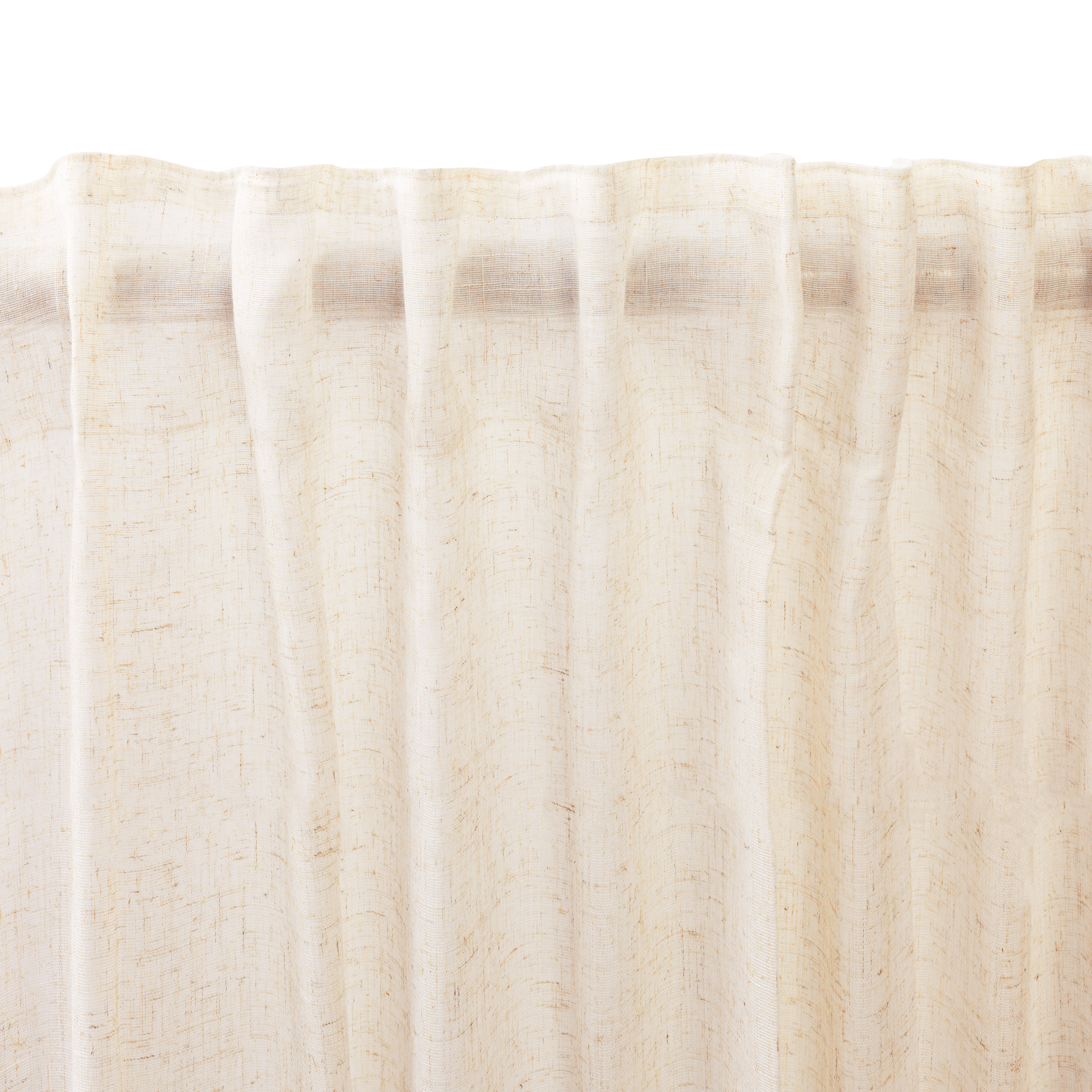 Voilage semi-transparent, Teo, beige H.280 x l.140 cm INSPIRE | Leroy ...