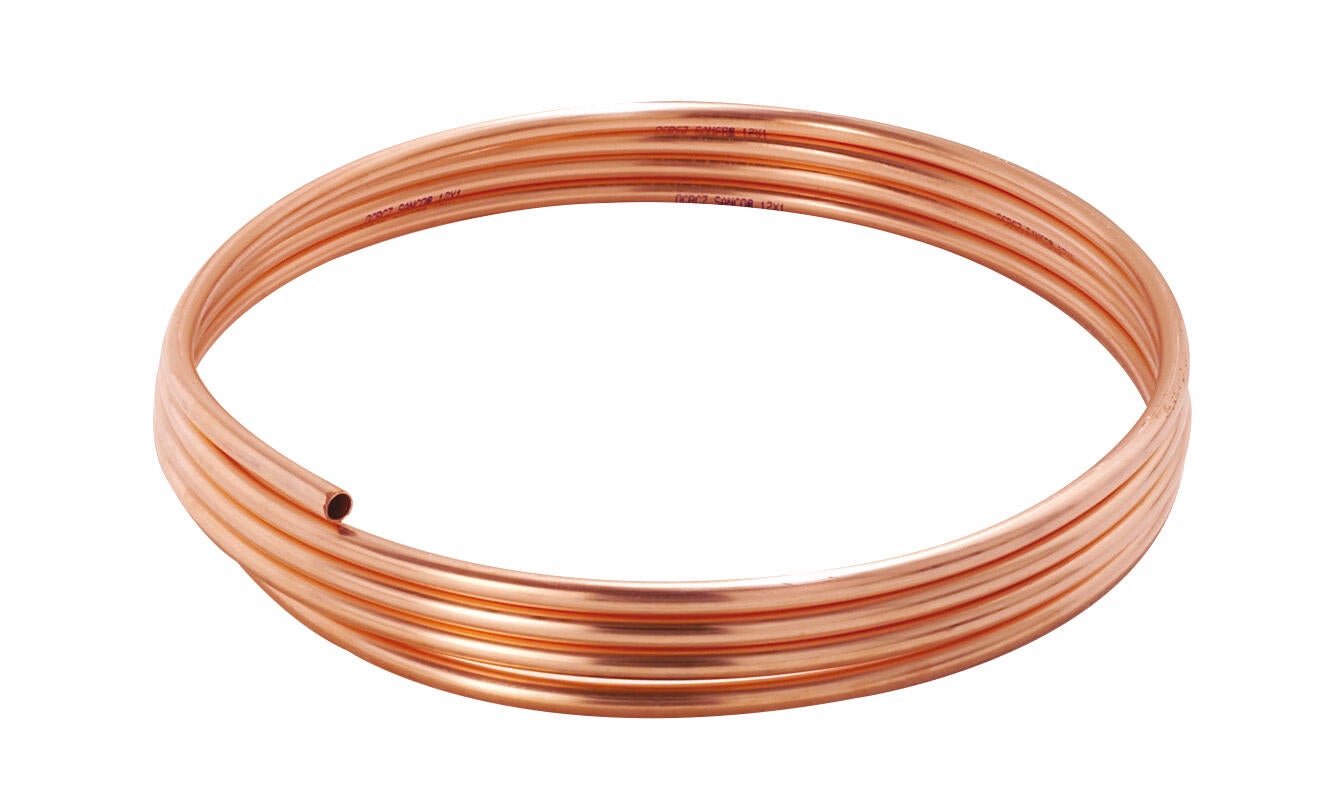 Tube cuivre recuit Diam.16 mm en couronne Long.10 m | Bricoman