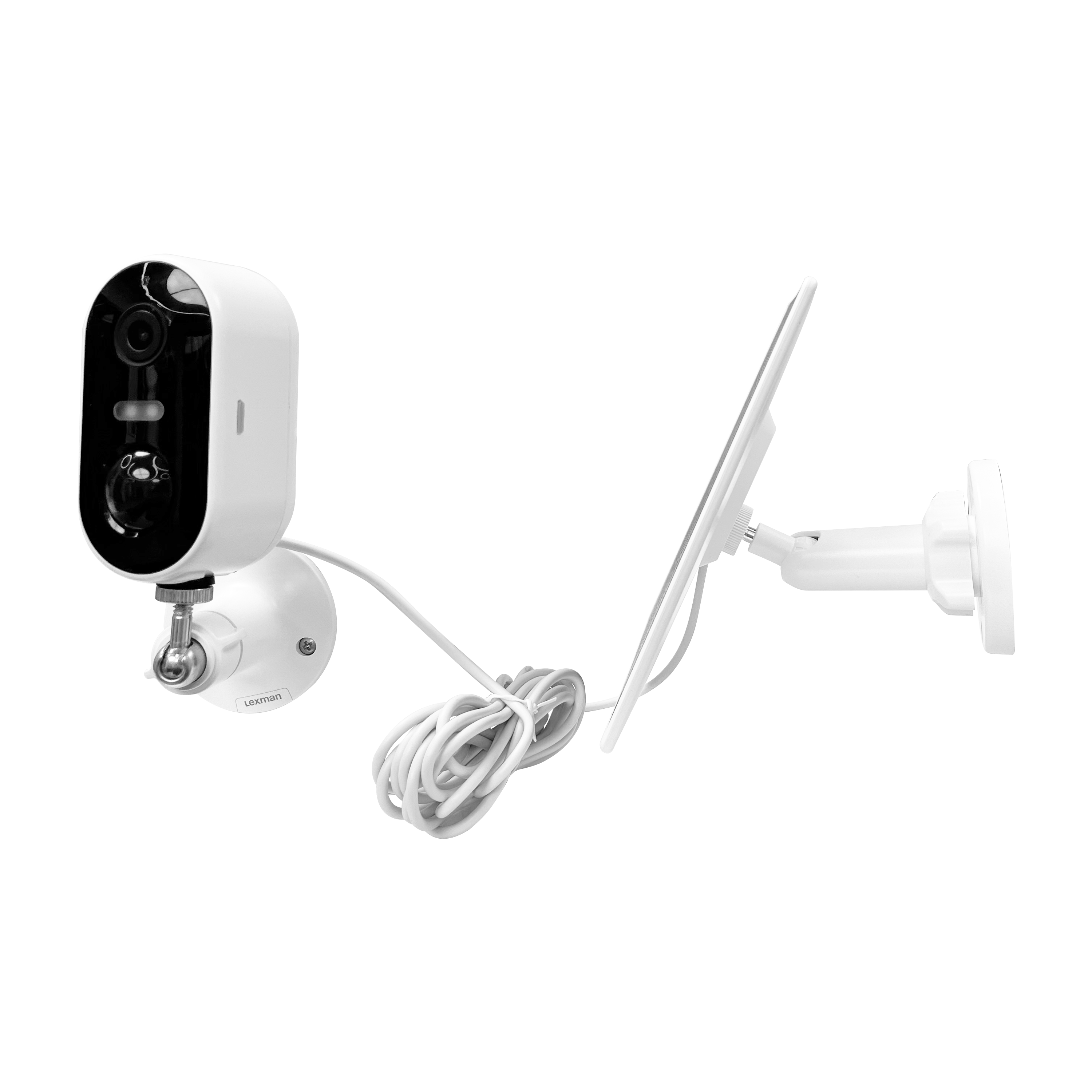 Caméra solaire de vidéosurveillance sans fil int/ext LEXMAN | Leroy Merlin