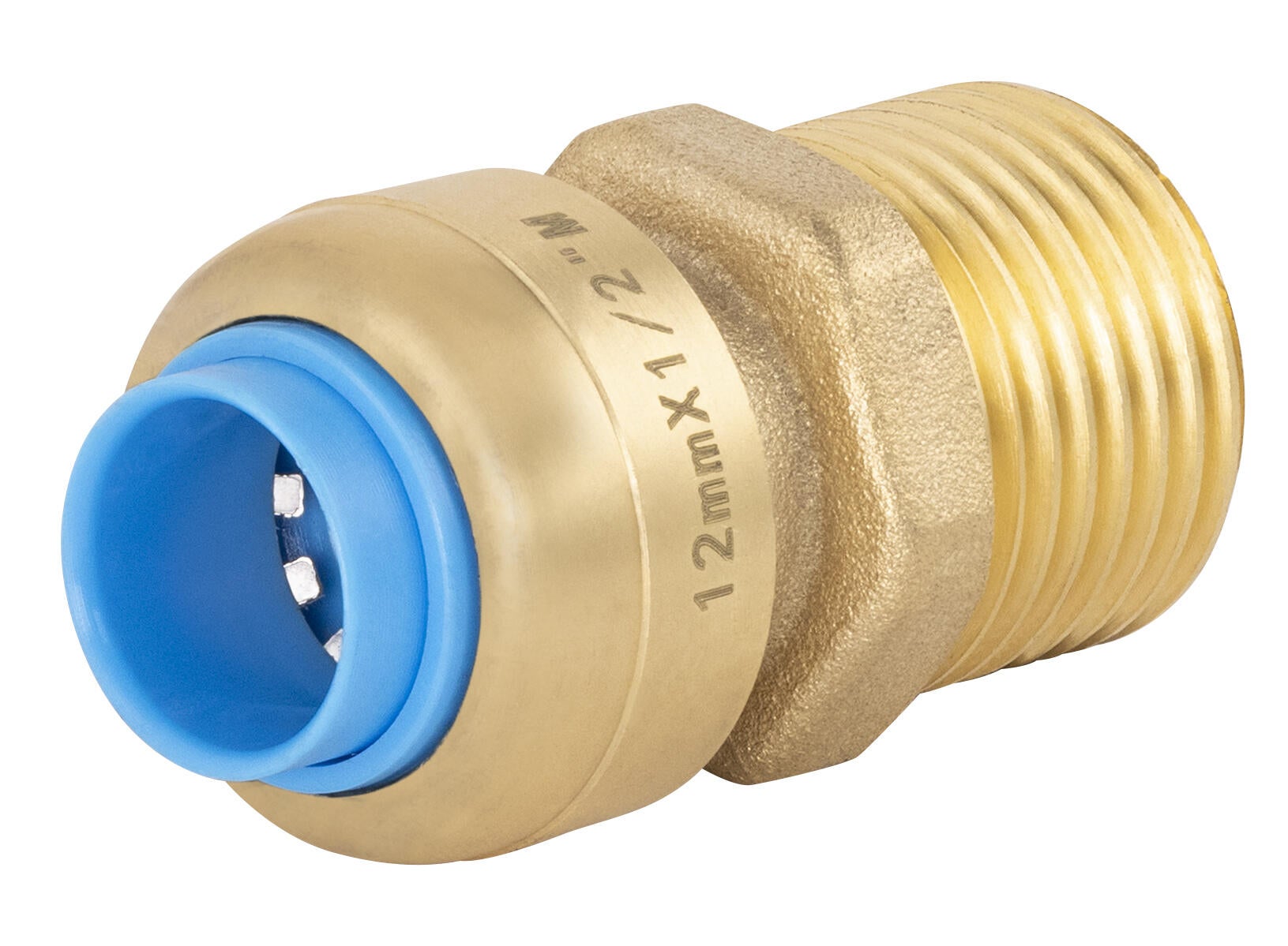 Raccord mâle M.15X21(1/2'') universel cuivre / multicouche / PER automatique Diam.12 mm - TOUT ...