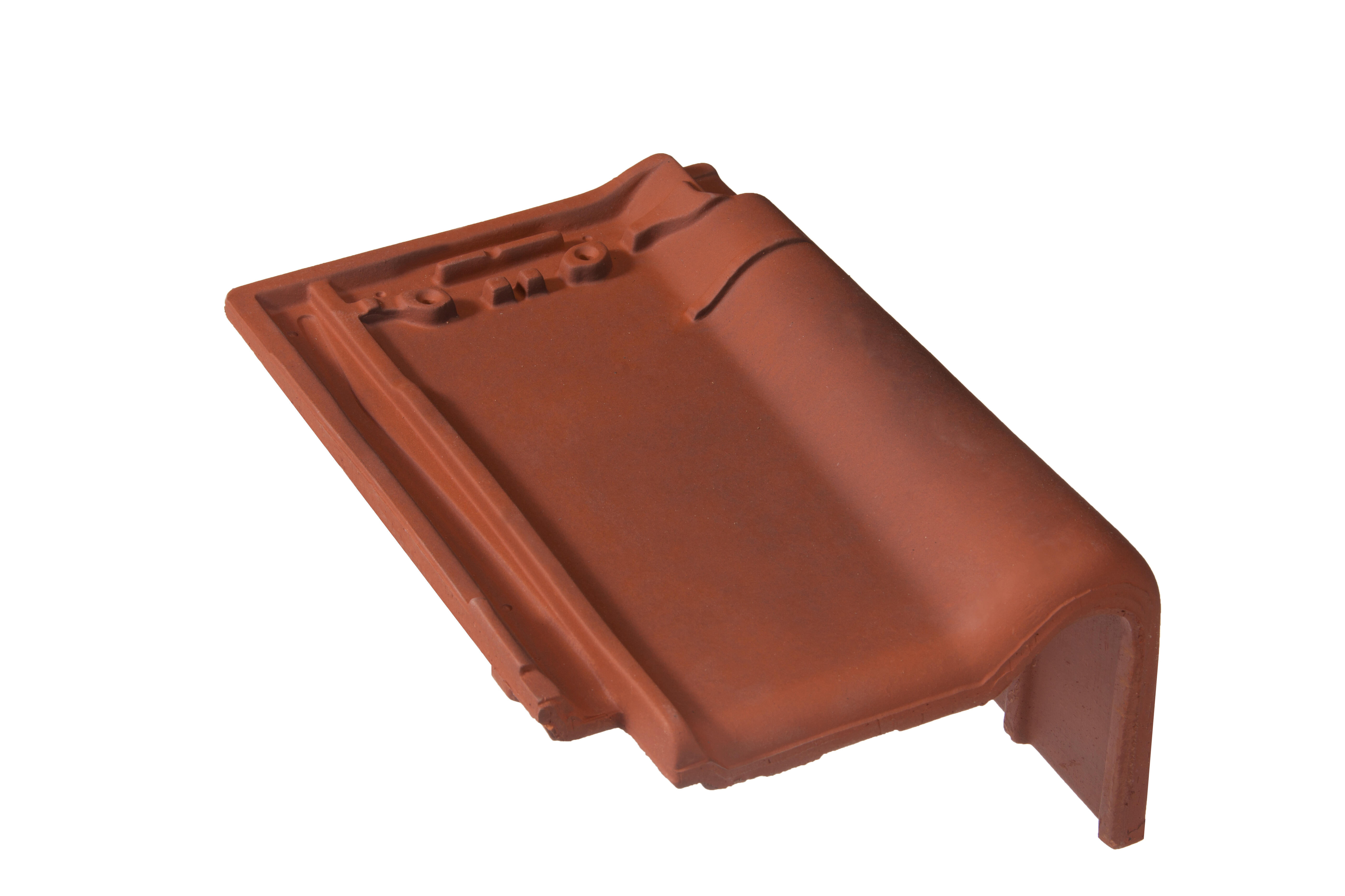 Tuile de rive droite Postel 20 rouge vieilli - MONIER | Bricoman