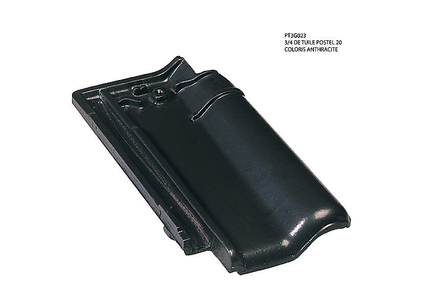 Tuile 3/4 Postel 20 anthracite - MONIER | Bricoman