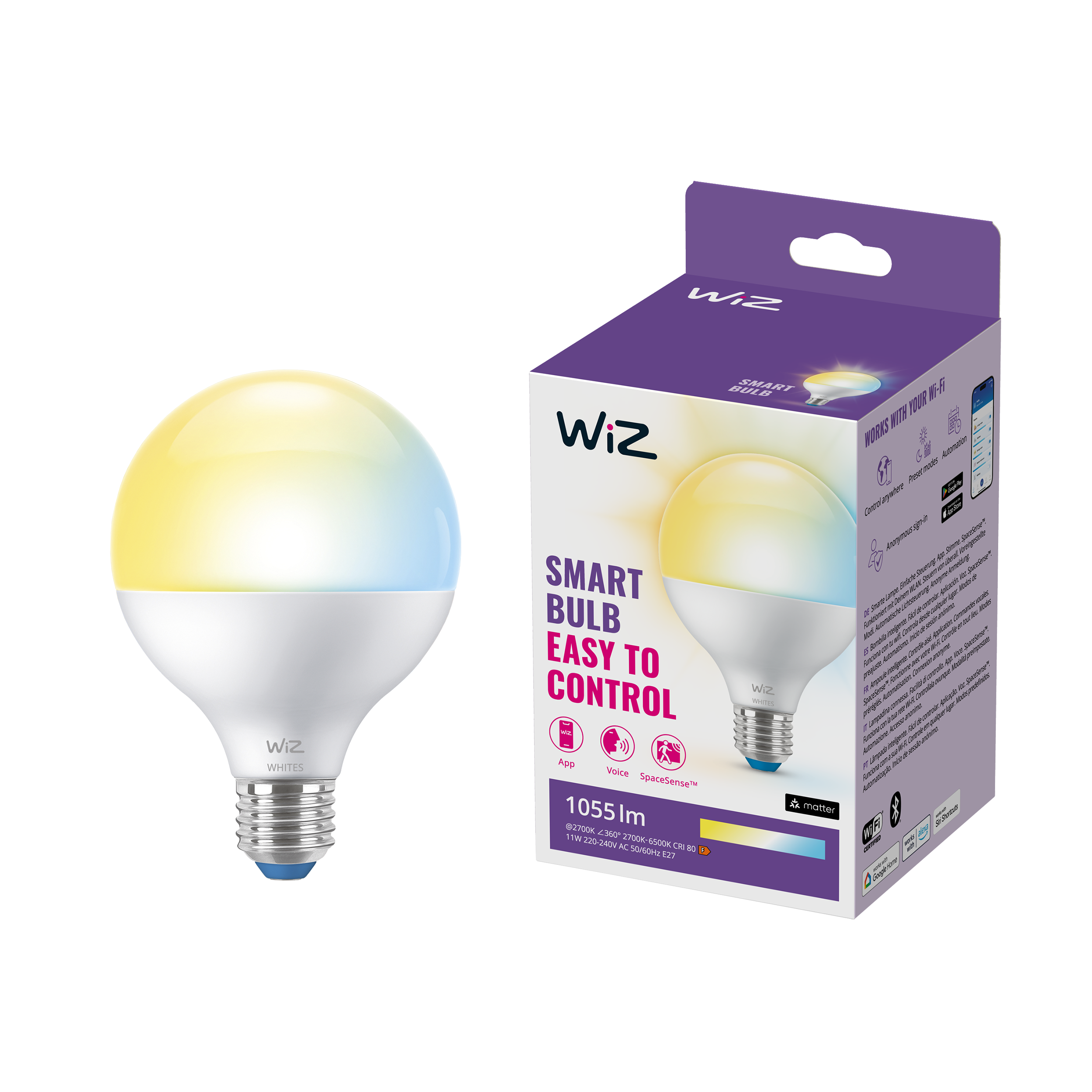 Żarówka Smart GU10 11 W 1055 lm Wiz - Leroy Merlin