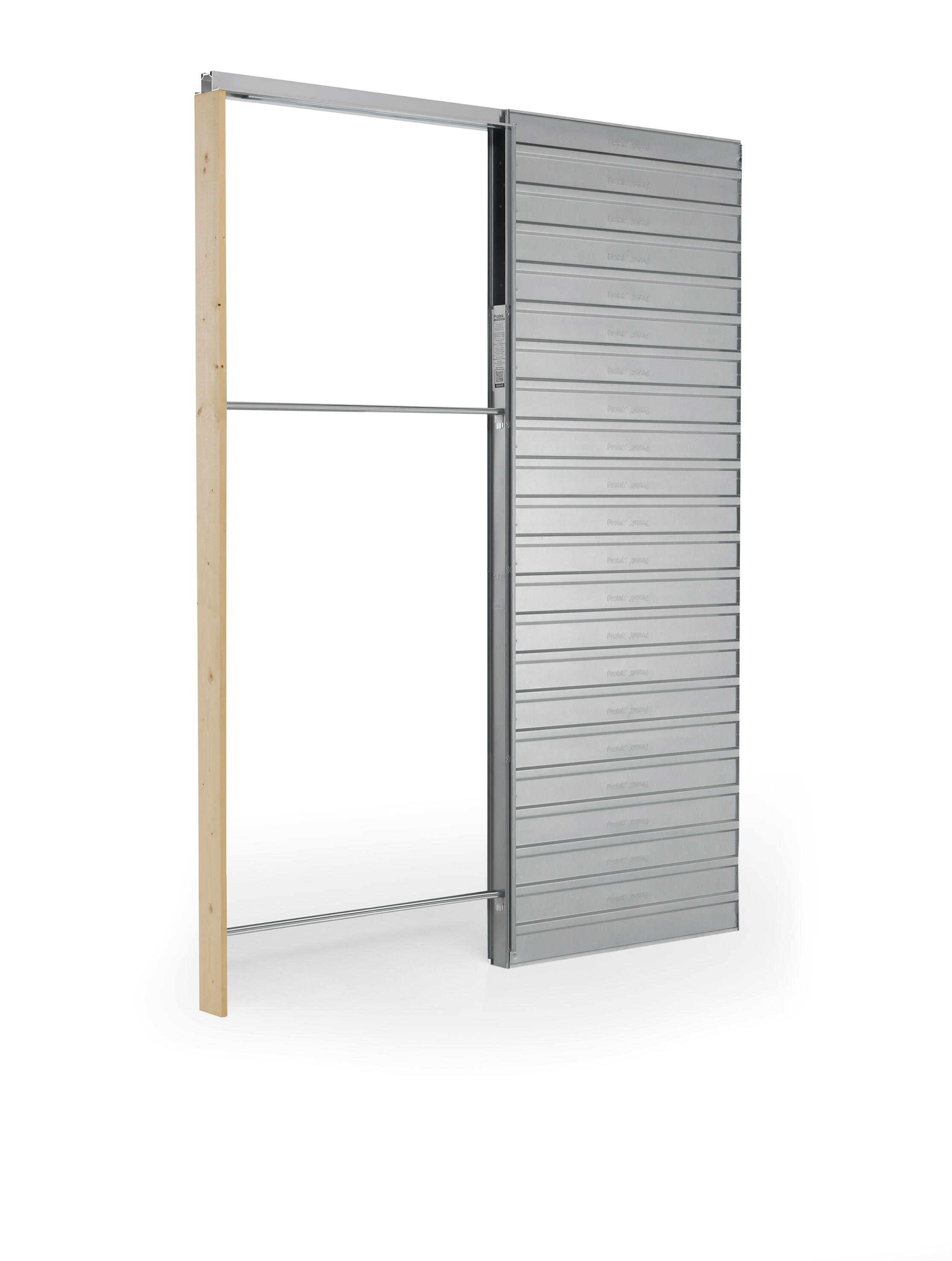 Système à galandage en caisson pour porte de Larg.73 cm avec ...