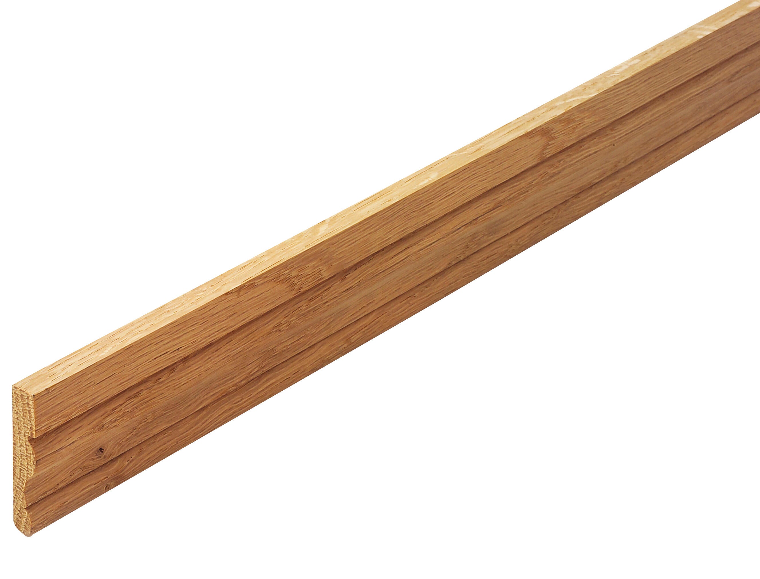 Chambranle classique Louis XVI en Chêne 10 x 40 mm - 2,4 mètres | Bricoman