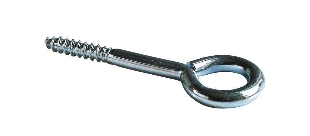 Lot de 100 pitons à vis acier zingué 5 x 40 mm - VISSAL | Bricoman