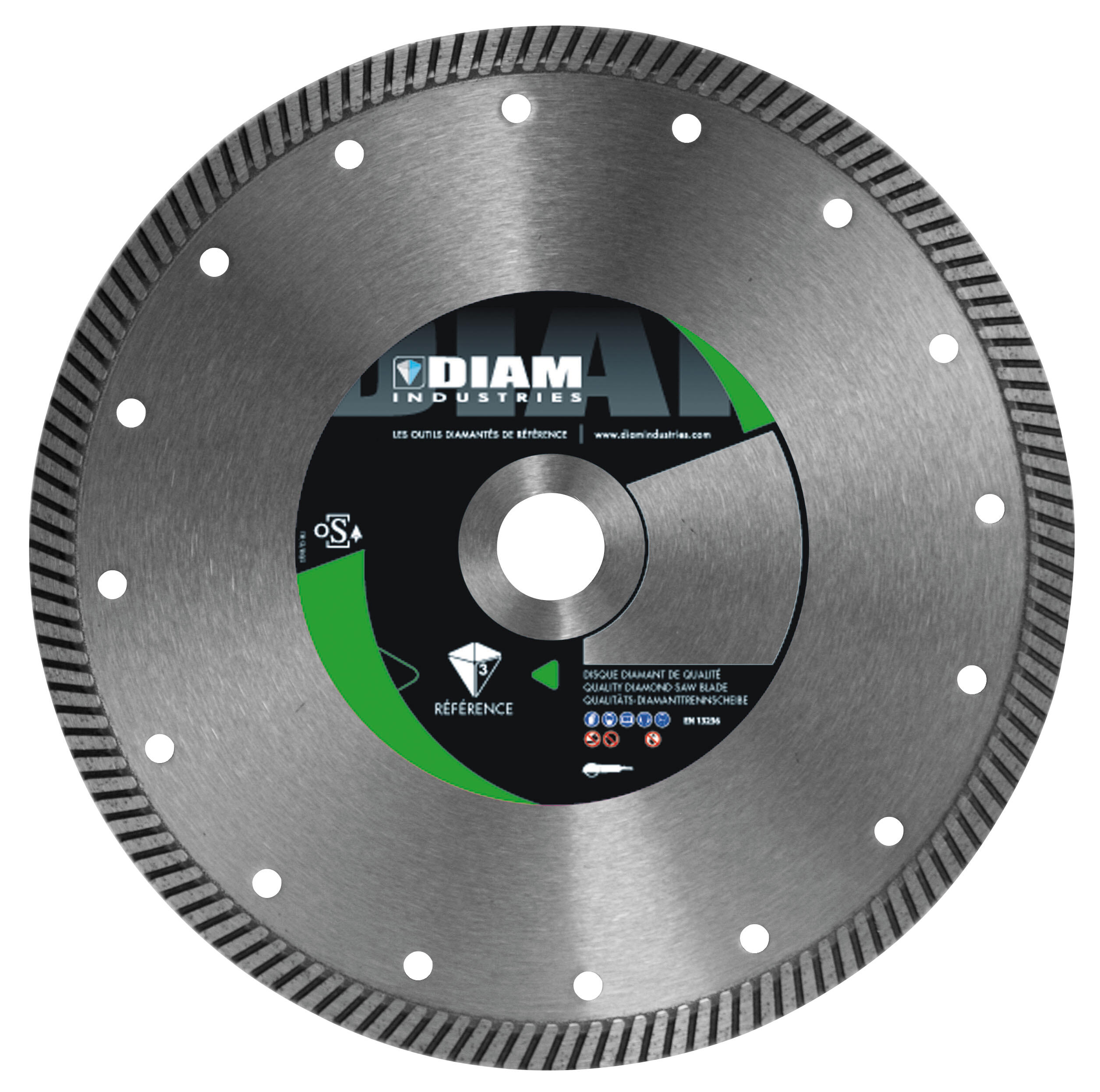 Disque diamant pour Pierre naturelle - béton Diam.230 mm - DIAM ...