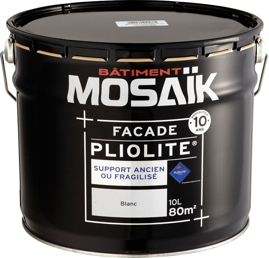 Peinture façade MOSAIK FACADE PLIOLITE MONO 10L BASE2 MOSAIK | Bricoman