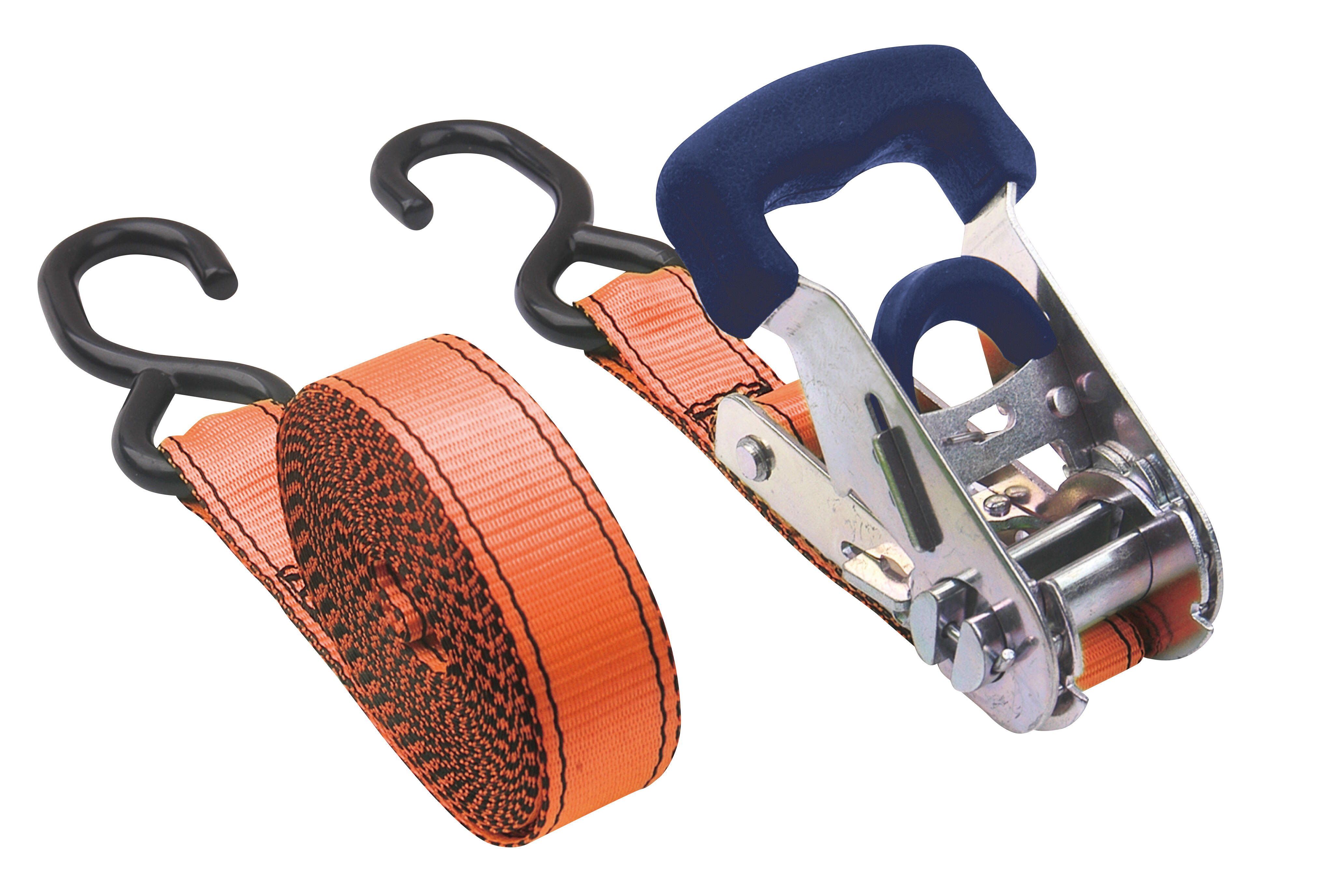Sangle d'arrimage à cliquet Long. 5 m orange | Bricoman