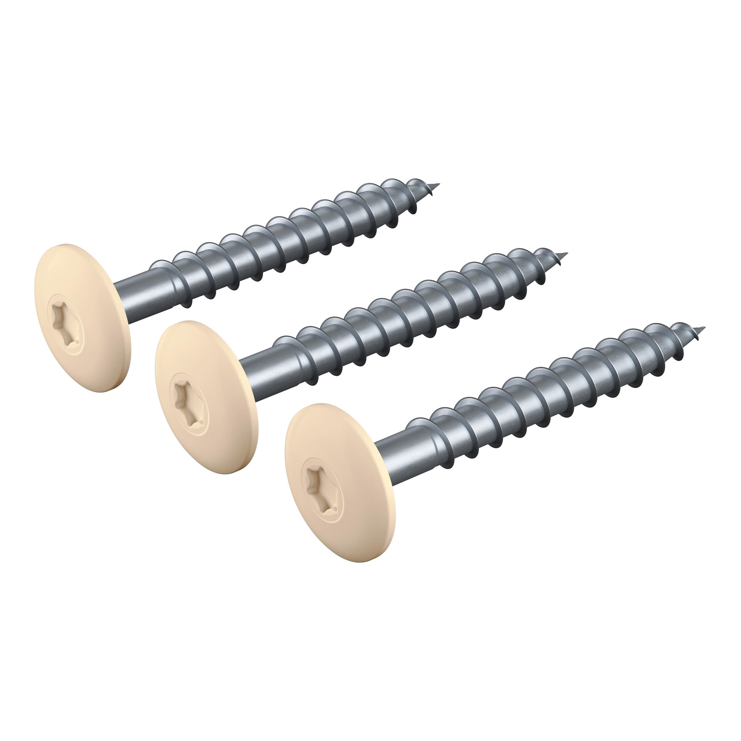 Lot de 250 vis jaune vanille | Bricoman