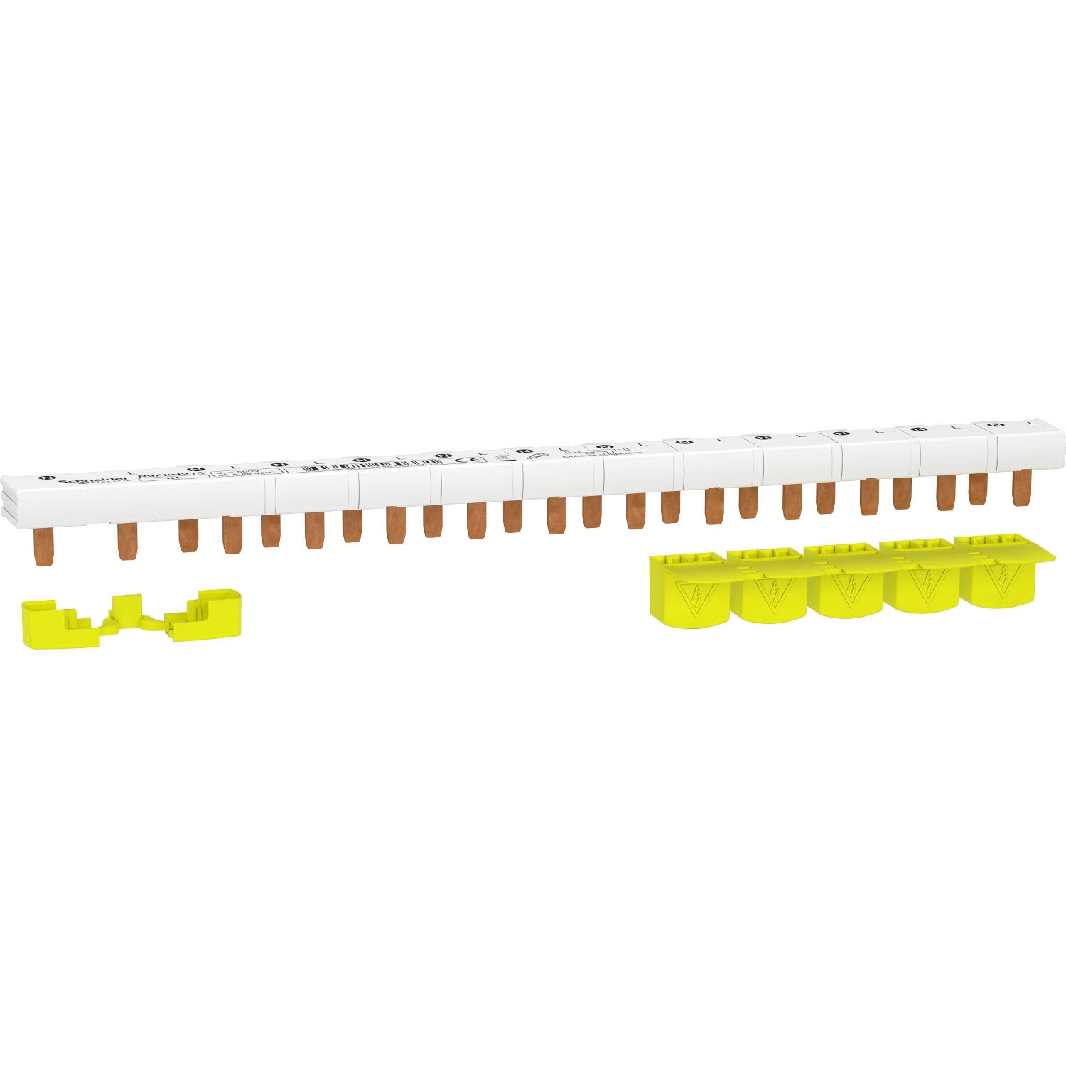 Peigne horizontal monobloc P+N 13 modules 63A - SCHNEIDER | Bricoman