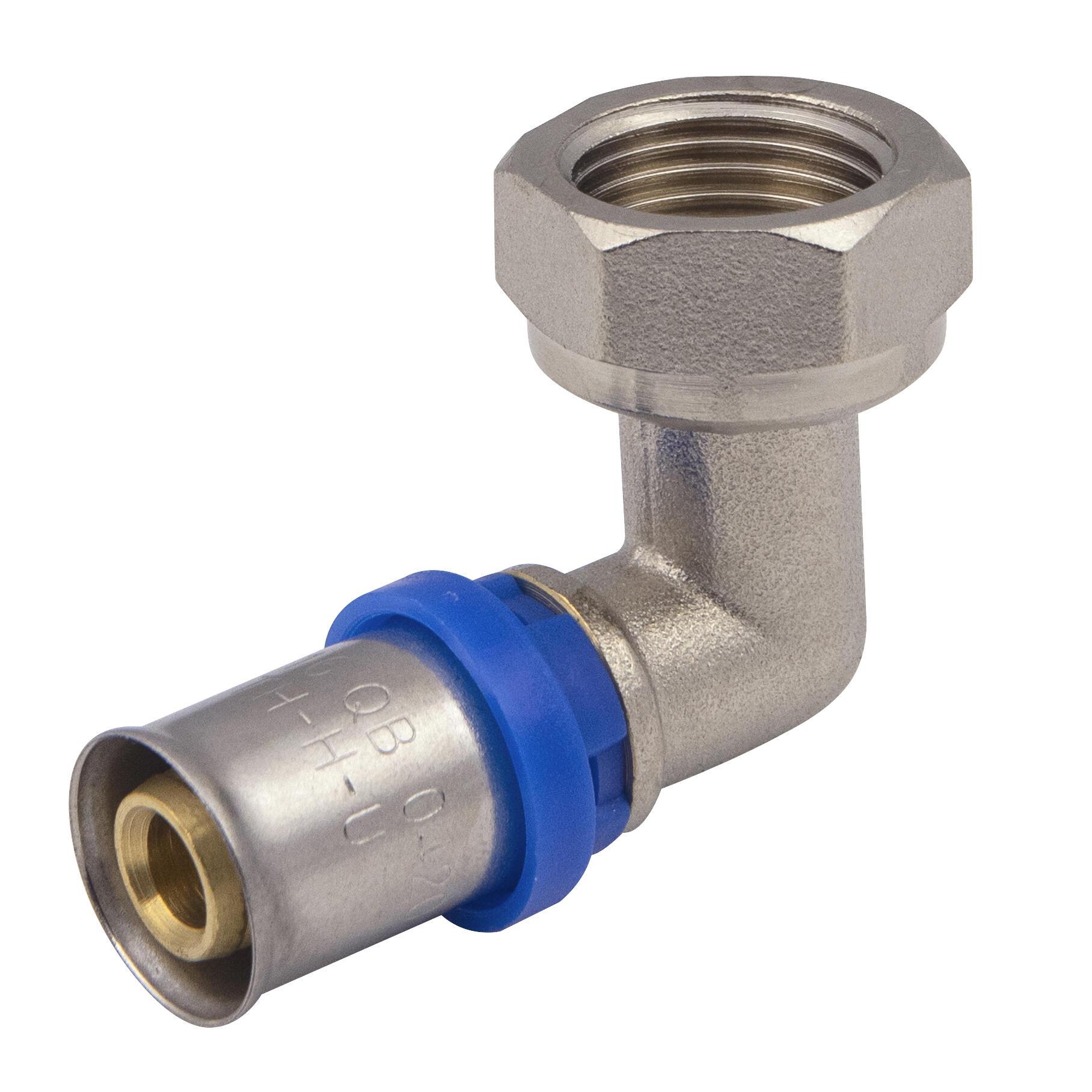 Raccord coude femelle F.15x21(1/2'') multicouche à sertir Diam.16 mm - (lot de 10) | Bricoman