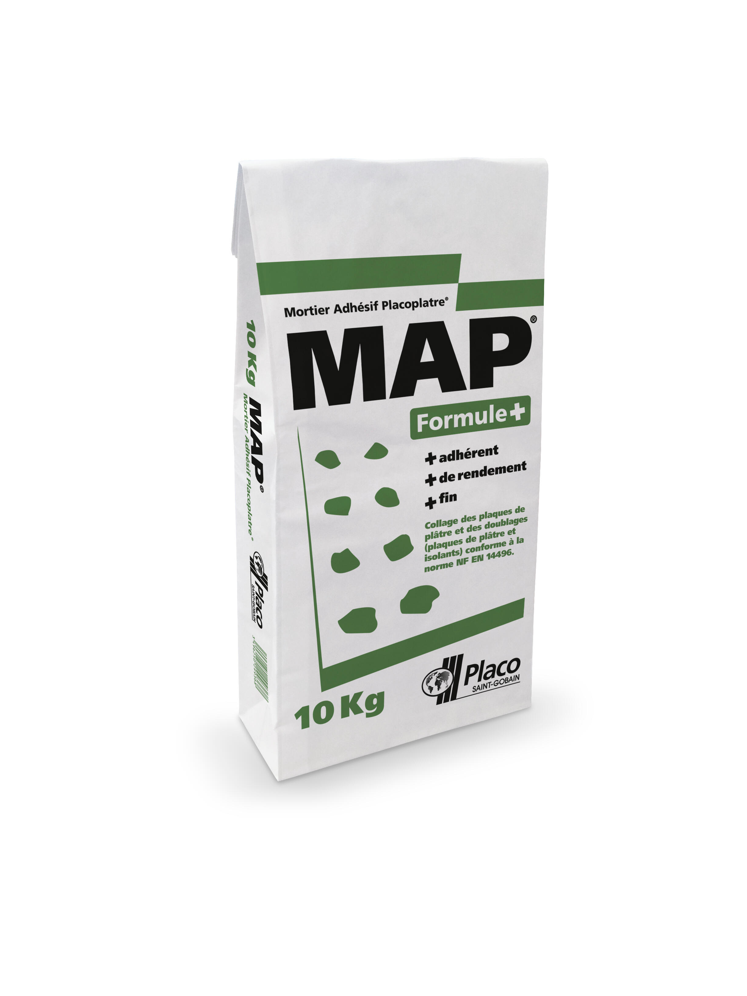 Mortier colle formule + MAP 10kg PLACO | Bricoman