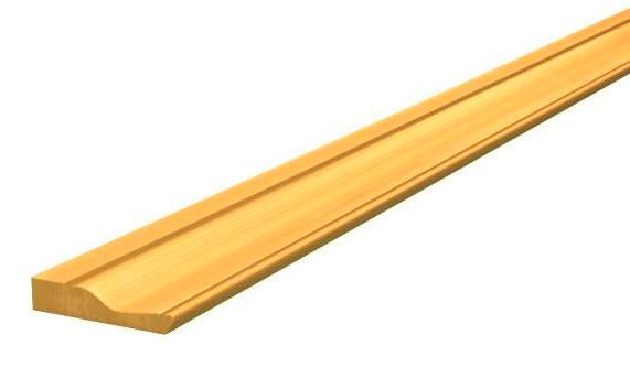 Chambranle classique Louis XVI en bois exotique non traité* 10 x 30 mm ...