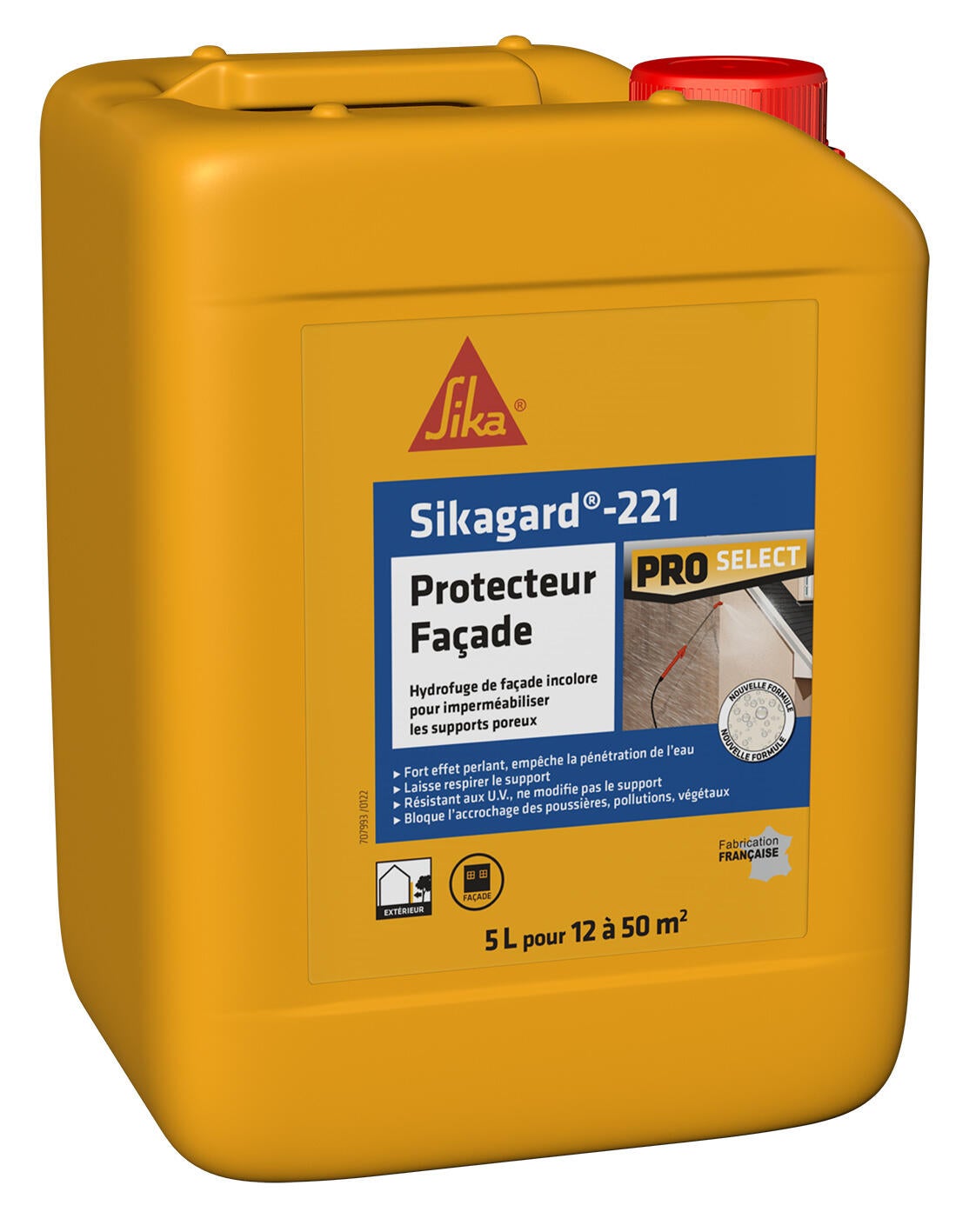 Imperméabilisant façade 5 L Sikagard 221 - SIKA | Bricoman