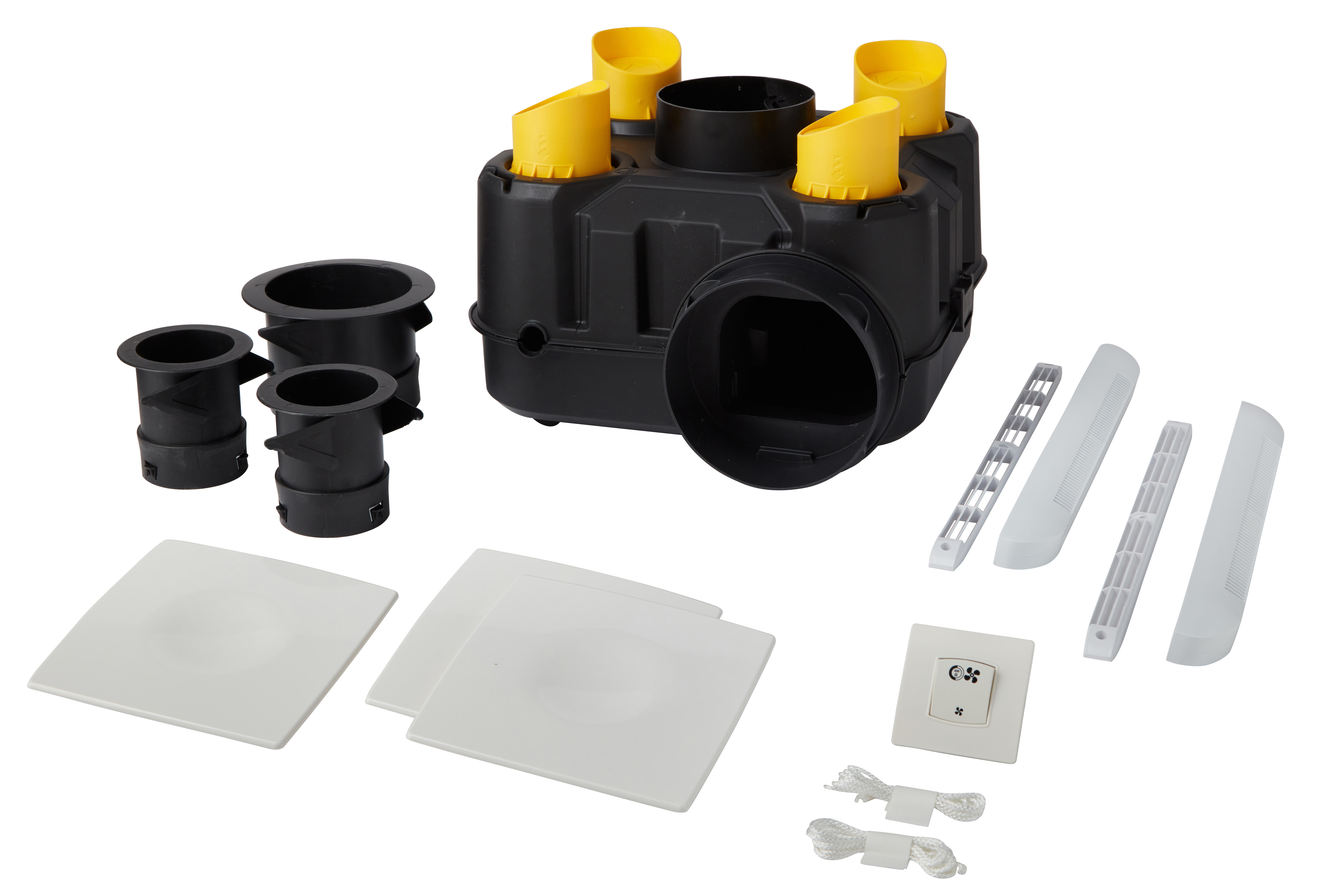 Kit VMC simple flux Hygroréglable Styl'Air Qai - AUTOGYRE | Bricoman