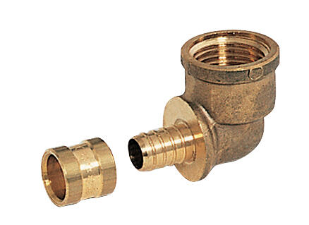 Raccord coude femelle F.15X21(1/2'') PER à glissement Diam.16 mm - COMAP | Bricoman