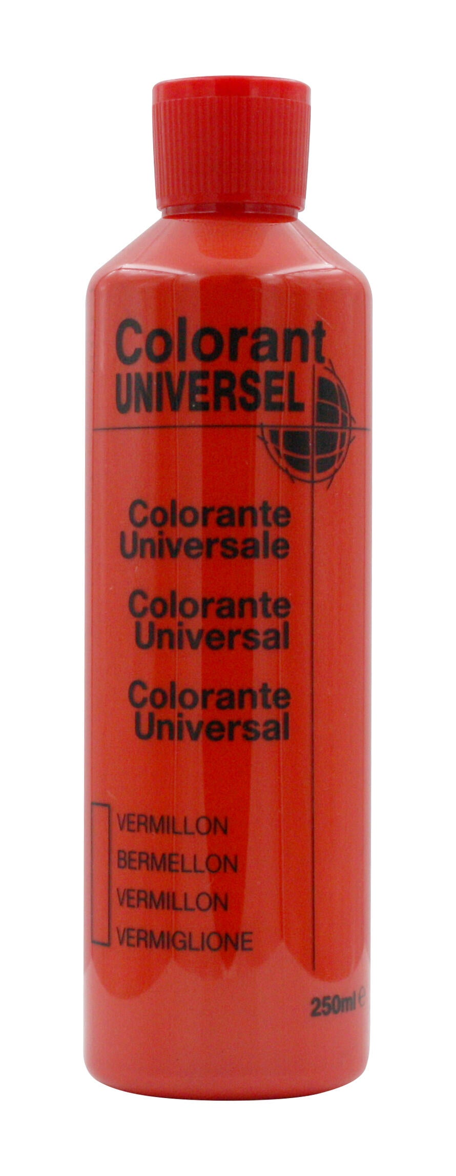 Colorant universel pour peinture aqueuse ou solvantée vermillon 250 ml ...