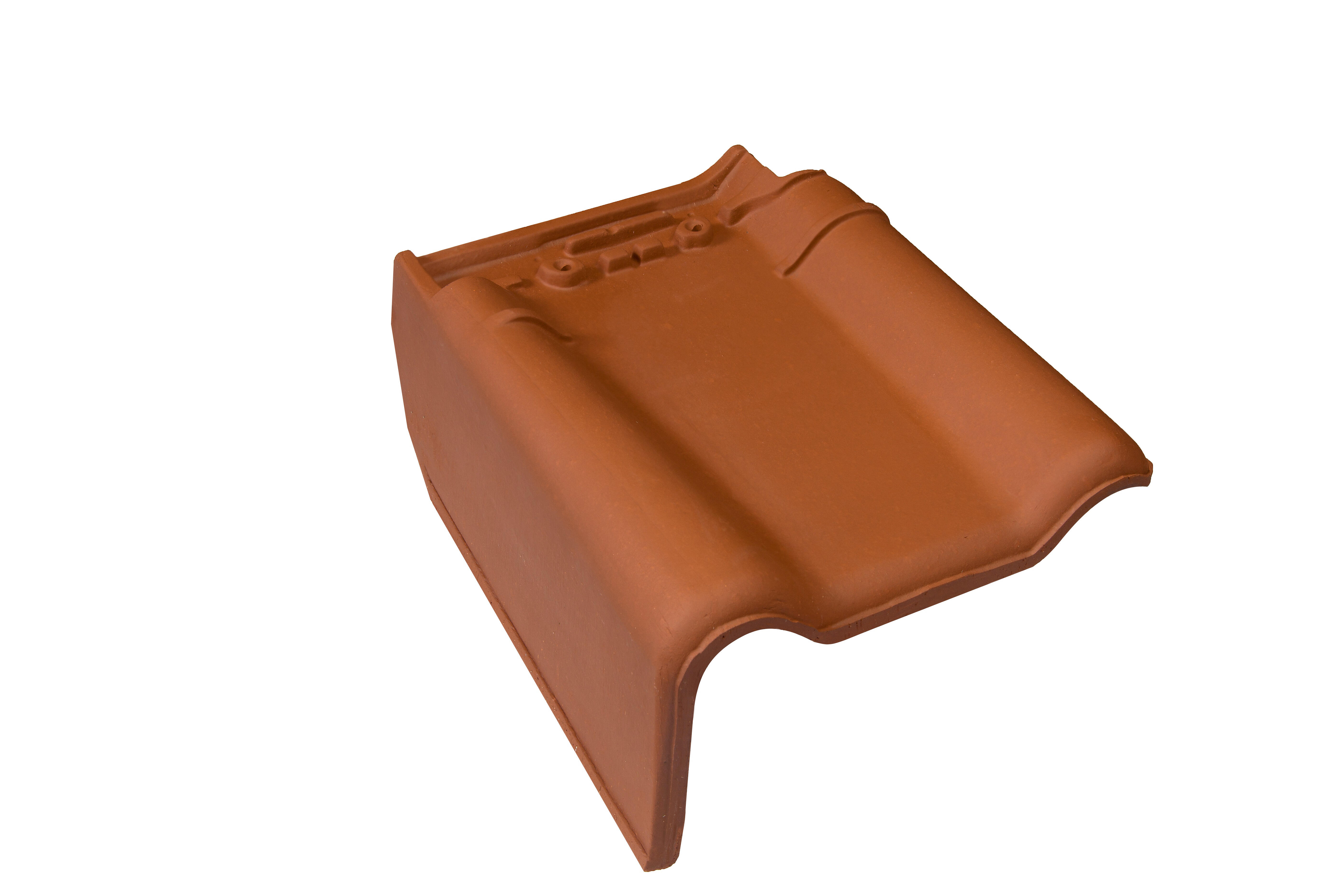 Tuile de rive gauche Postel 20 rouge - MONIER | Bricoman