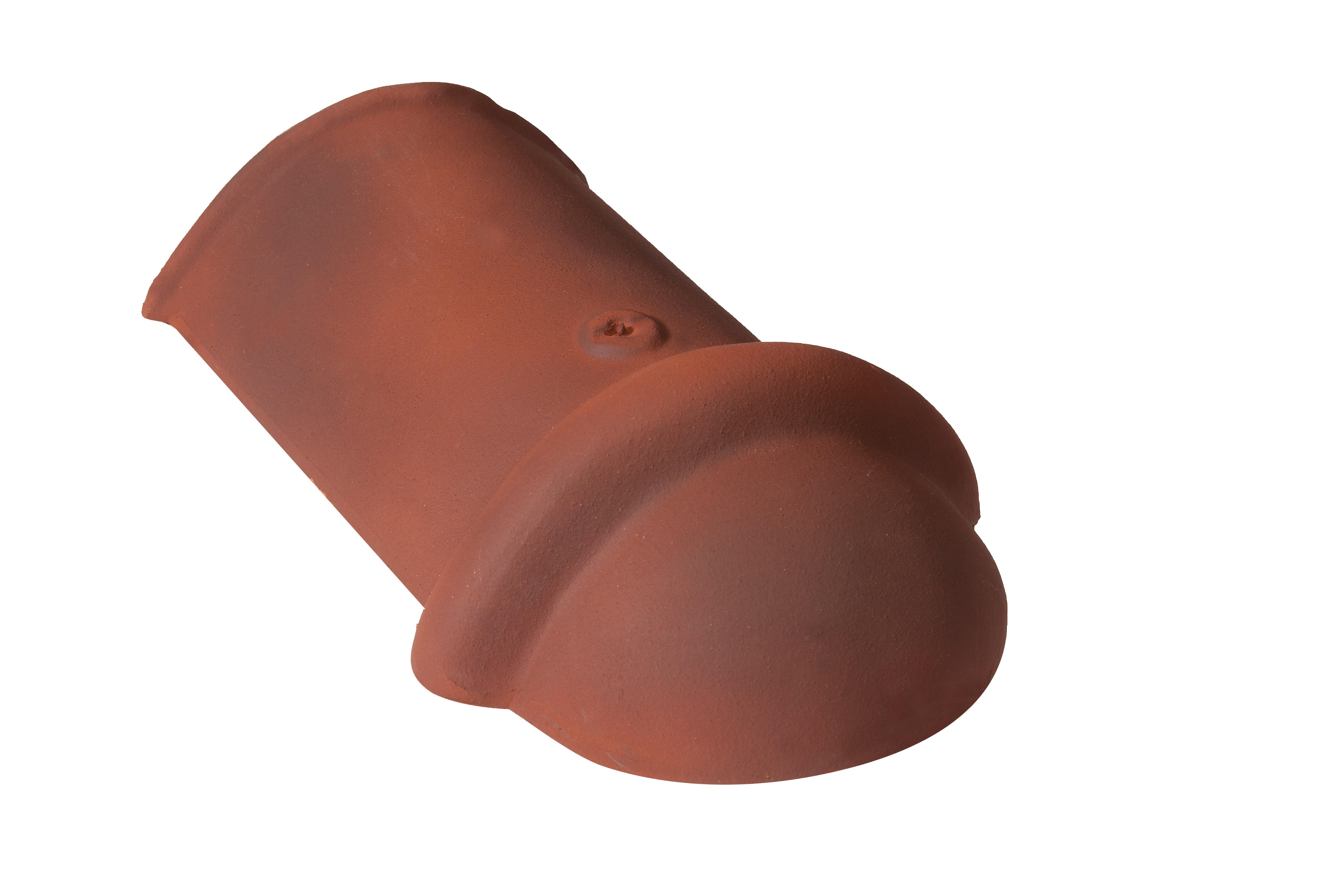 Arêtier d'about demi rond Postel 20 rouge vieilli - MONIER | Bricoman