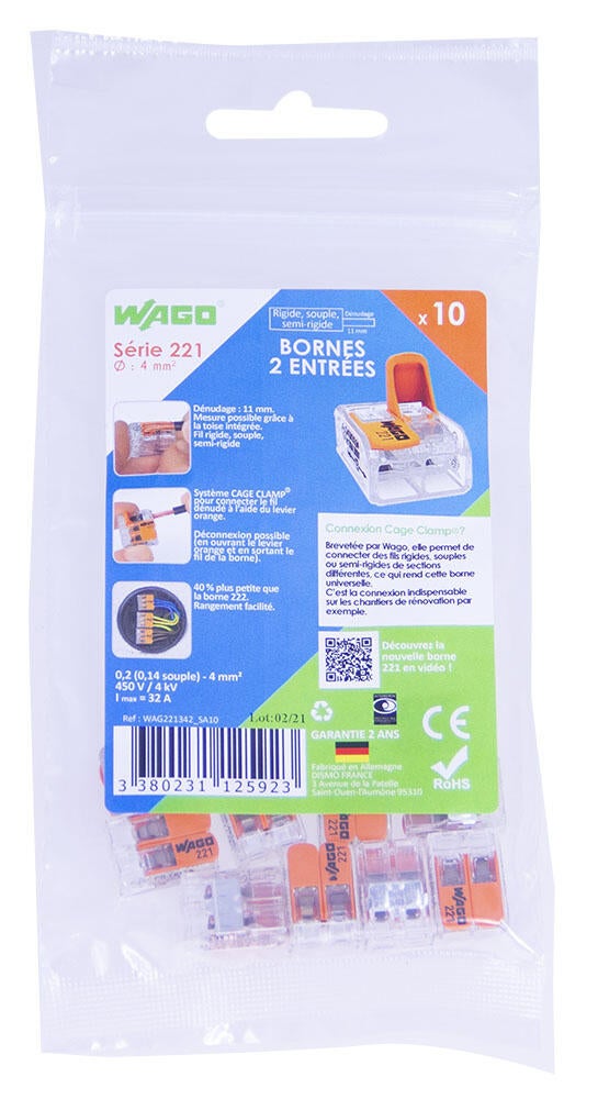 Wago 221 622: au meilleur prix | Bricoman