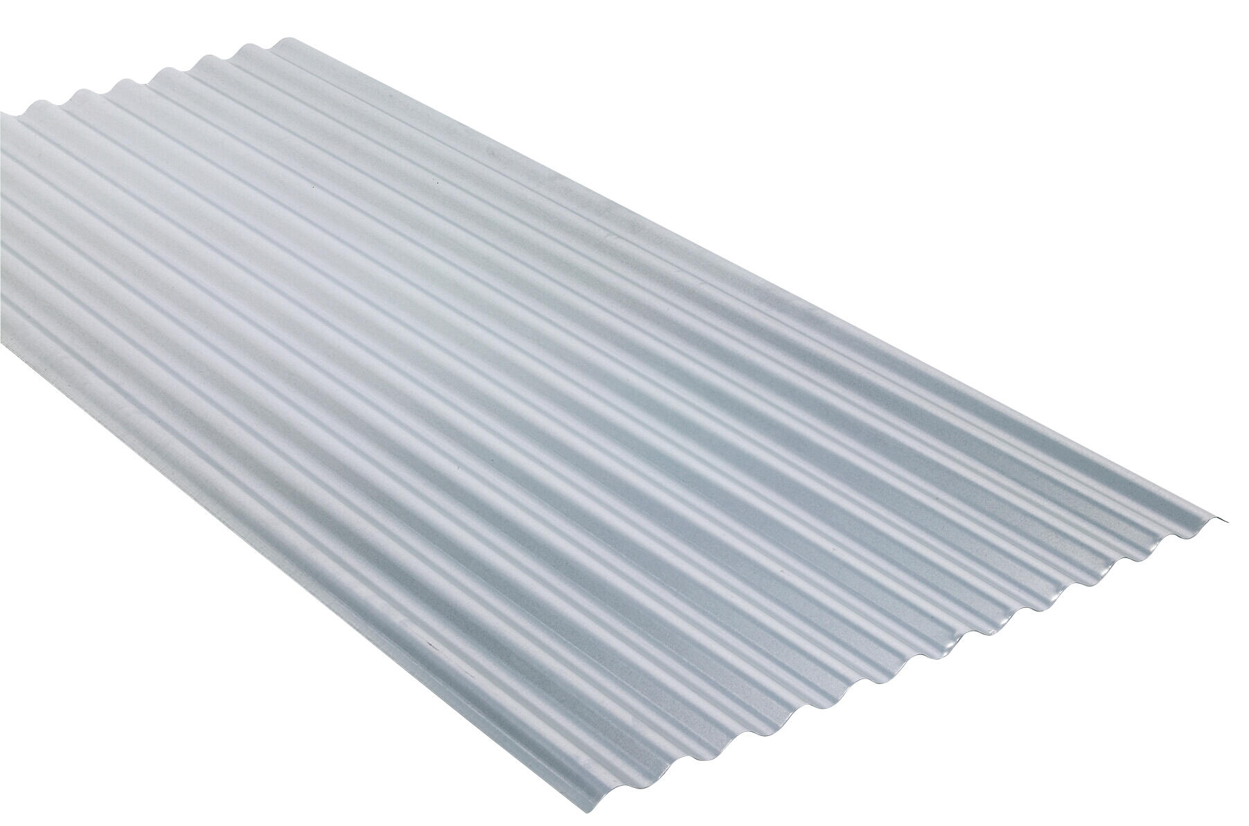 Tôle ondulée galvanisé 50/100 L.250 x l.90 cm | Bricoman