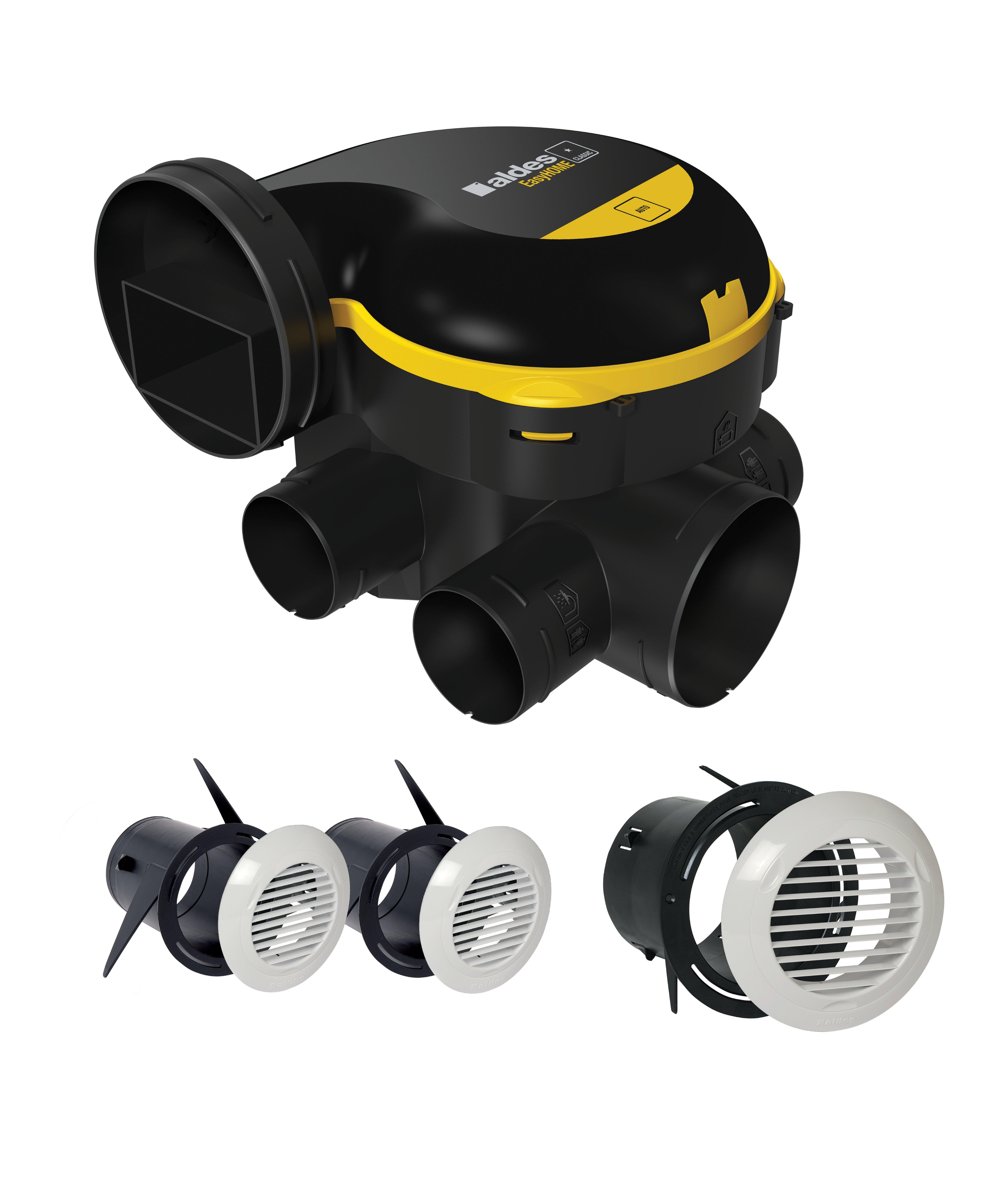 Kit VMC simple flux autoréglable Easyhome - ALDES | Bricoman