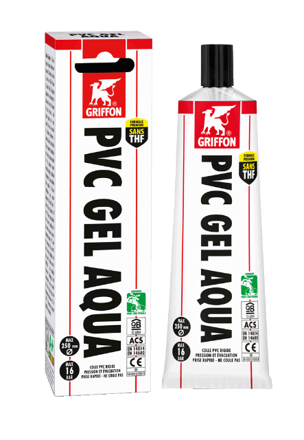Colle pvc gel aqua 125ml - GRIFFON | Bricoman