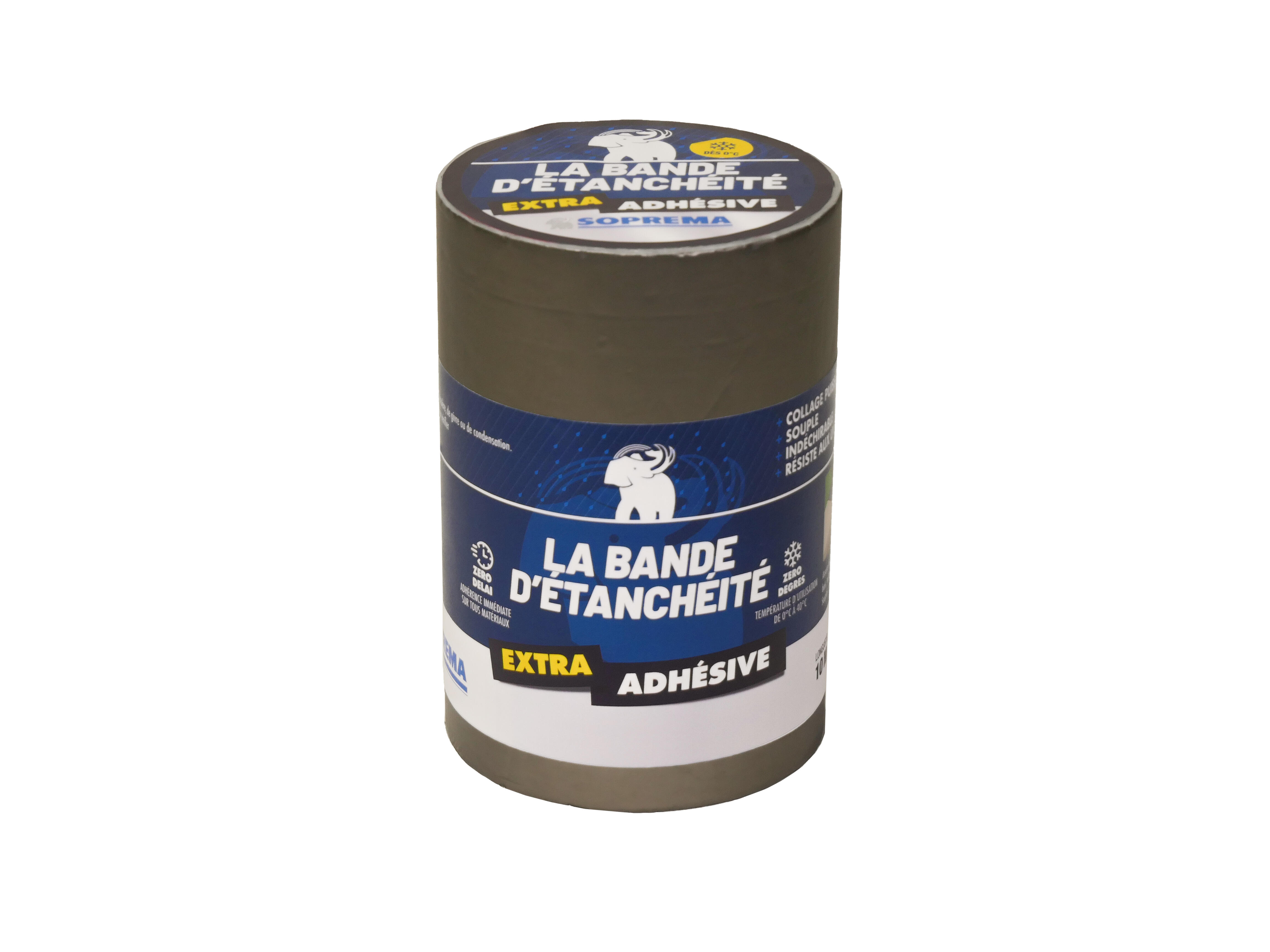 Bande d'étanchéité extra adhésive plomb L.10 x l.0,2 m - SOPREMA | Bricoman